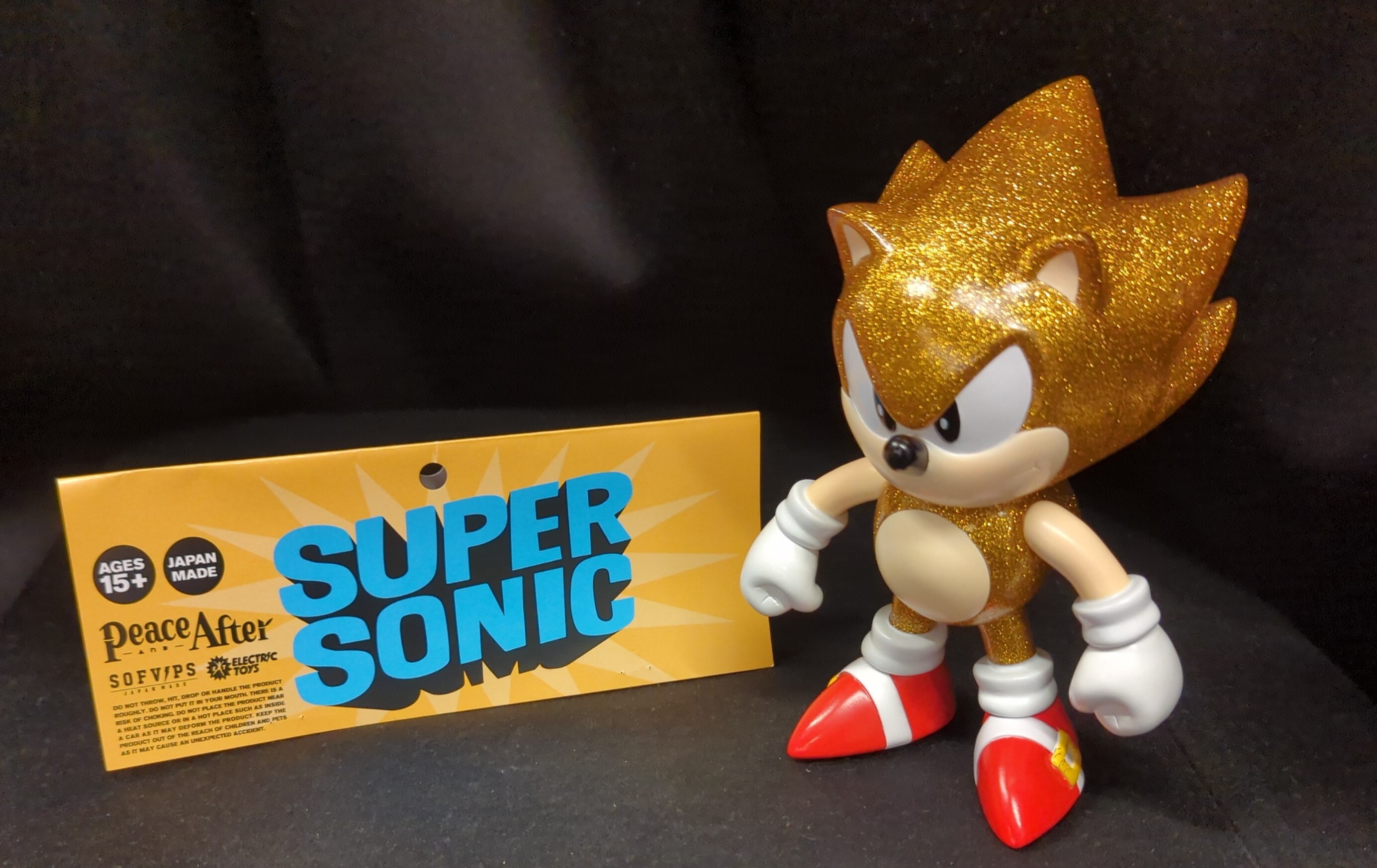 ELECTRIC TOYS SOFVIPS ソニック・ザ・ヘッジホッグ Peace and After ゴールドラメ | まんだらけ Mandarake