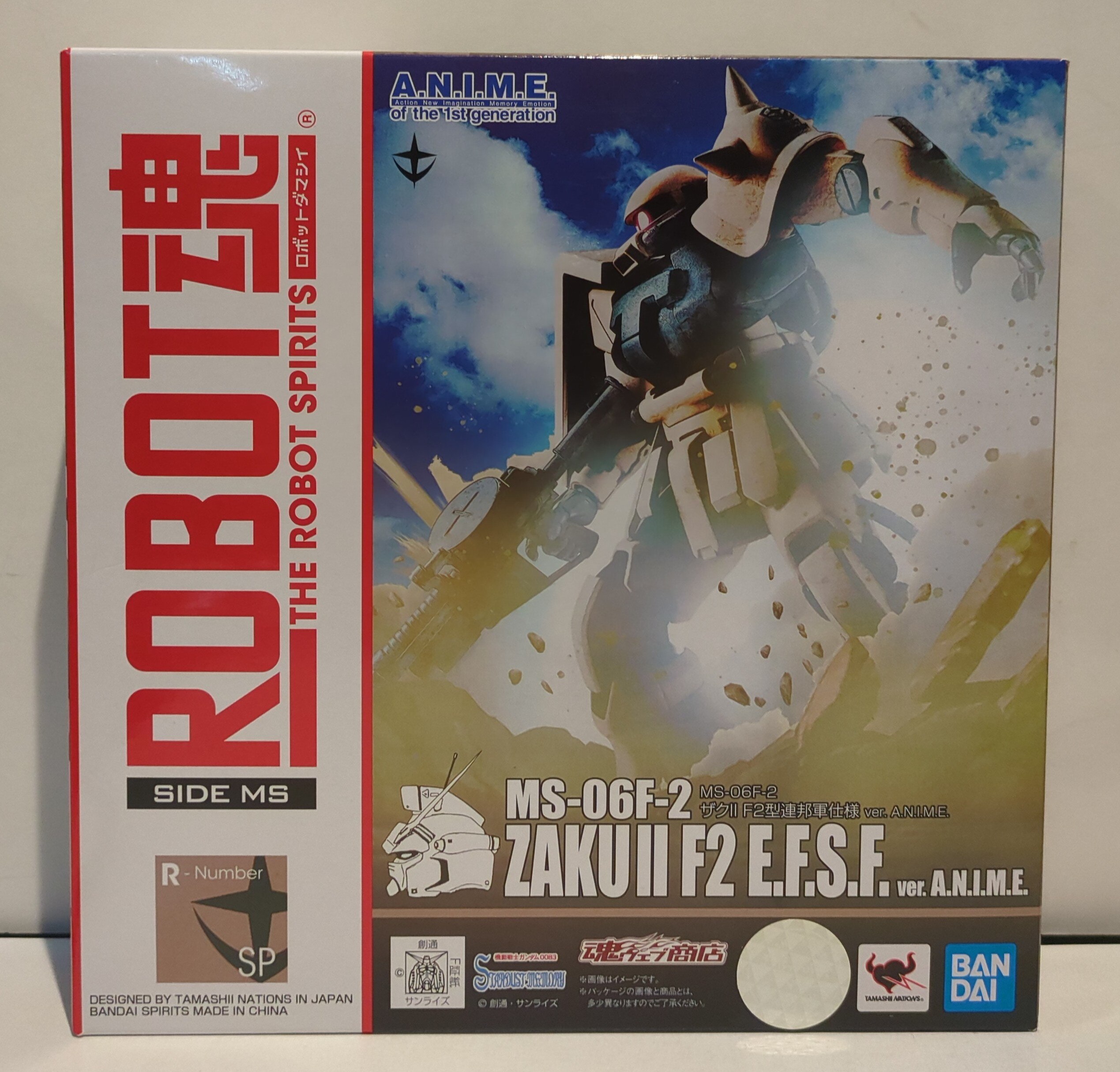 BANDAI SPIRITS ROBOT魂 機動戦士ガンダム0083 STARDUST MEMORY MS-06F-2ザクIIF2型(連邦軍仕様) ver.A.N.I.M.E. SP ...