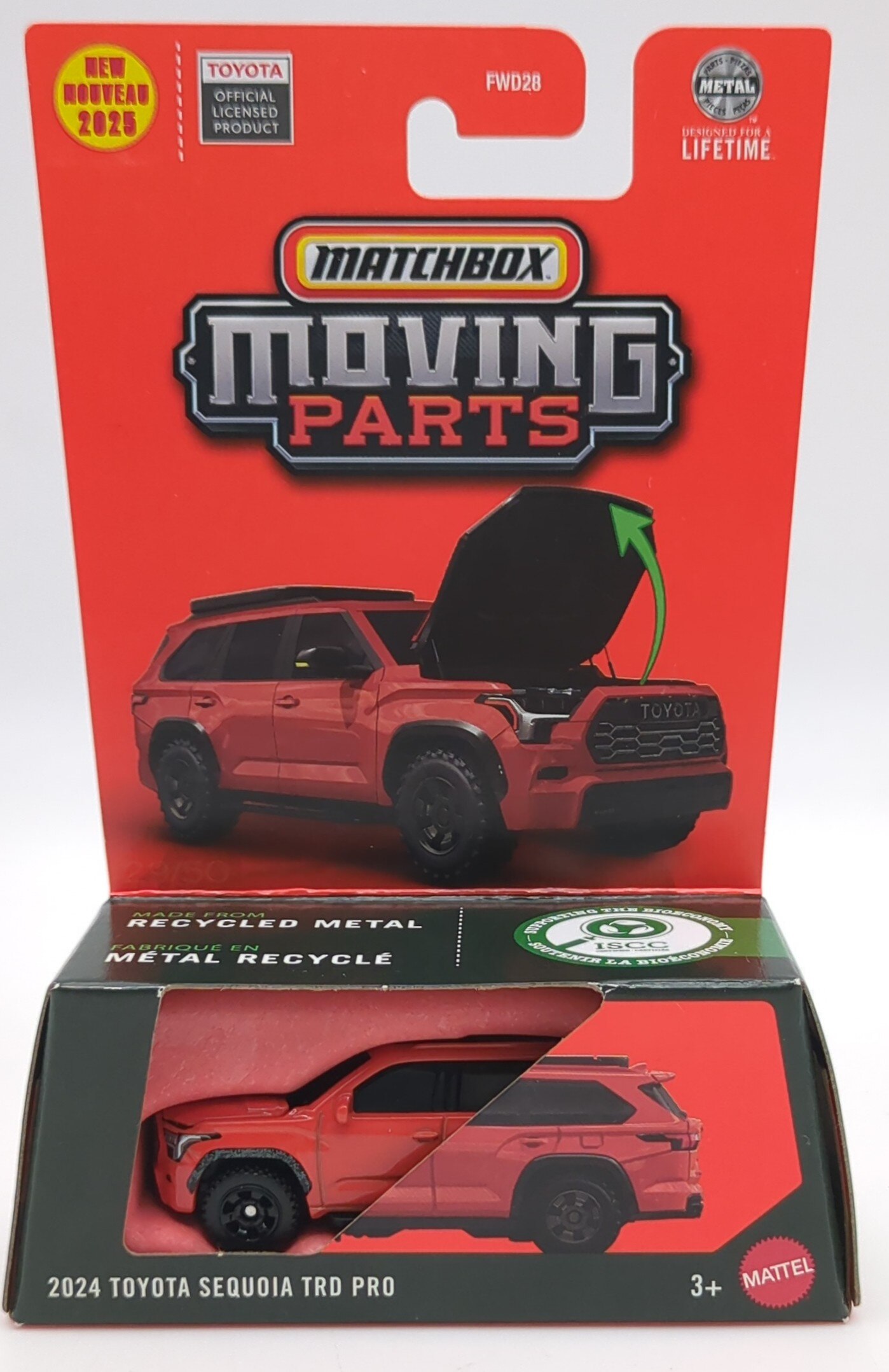 Mattel MATCHBOX MOVING PARTS JGV33 2024 TOYOTA SEQUOIA TRD PRO/Orange ...