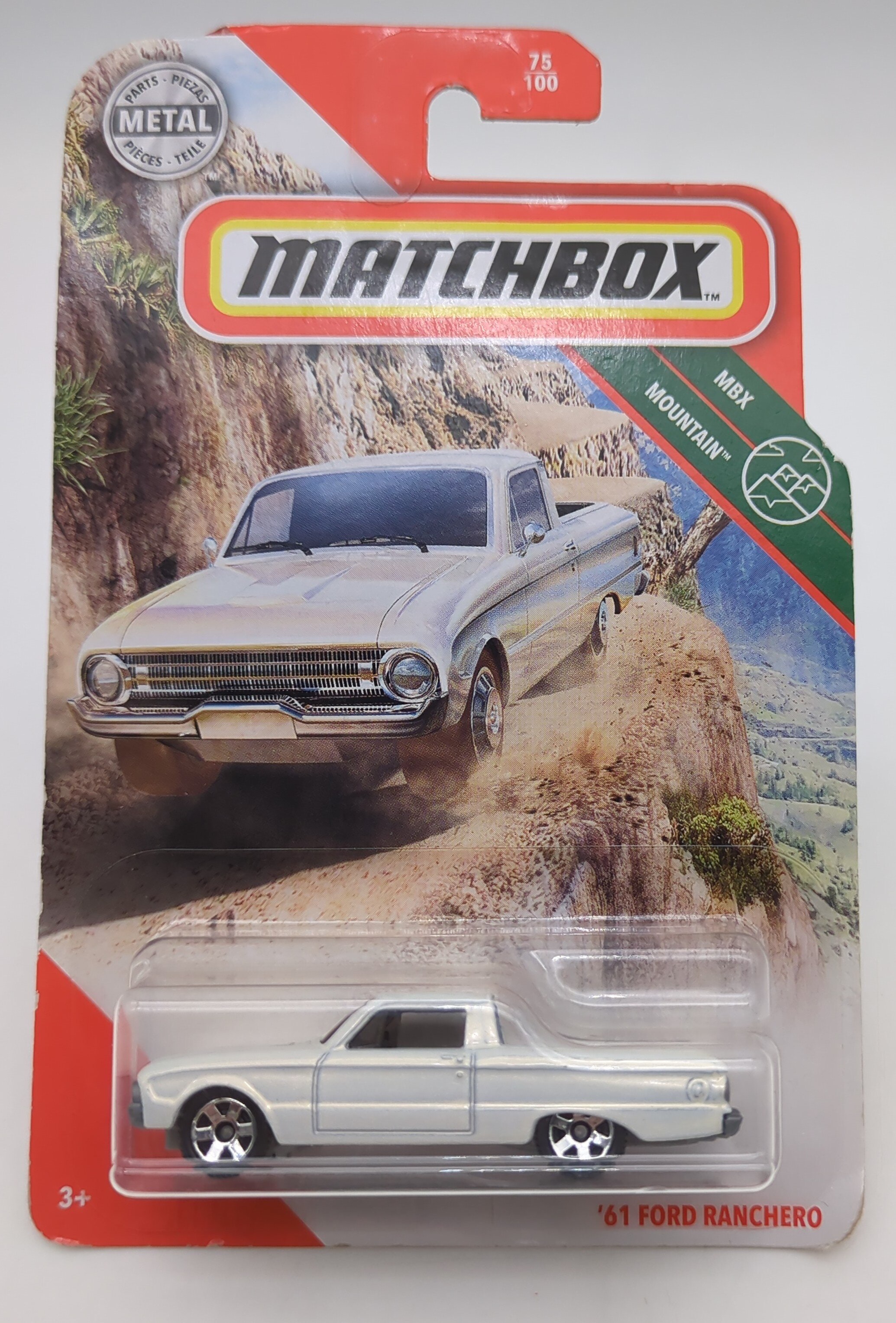 MATTEL MATCHBOX MBX MOUNTAIN GKK50 '61 FORD RANCHERO ホワイト 75/100 | ありある ...
