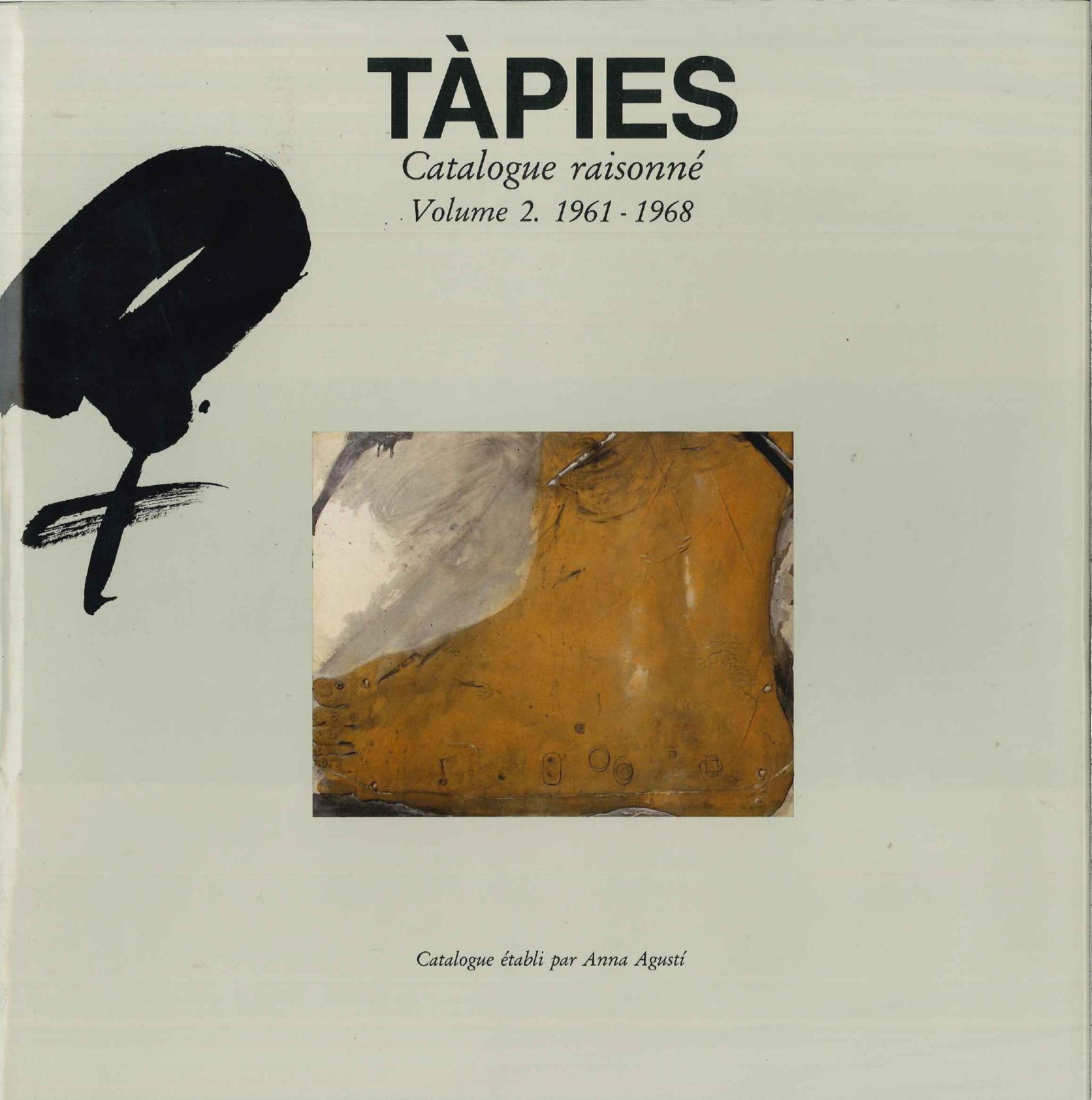 Antoni Tapies Catalogue raisonne volume 2 1961-1968 | まんだらけ Mandarake