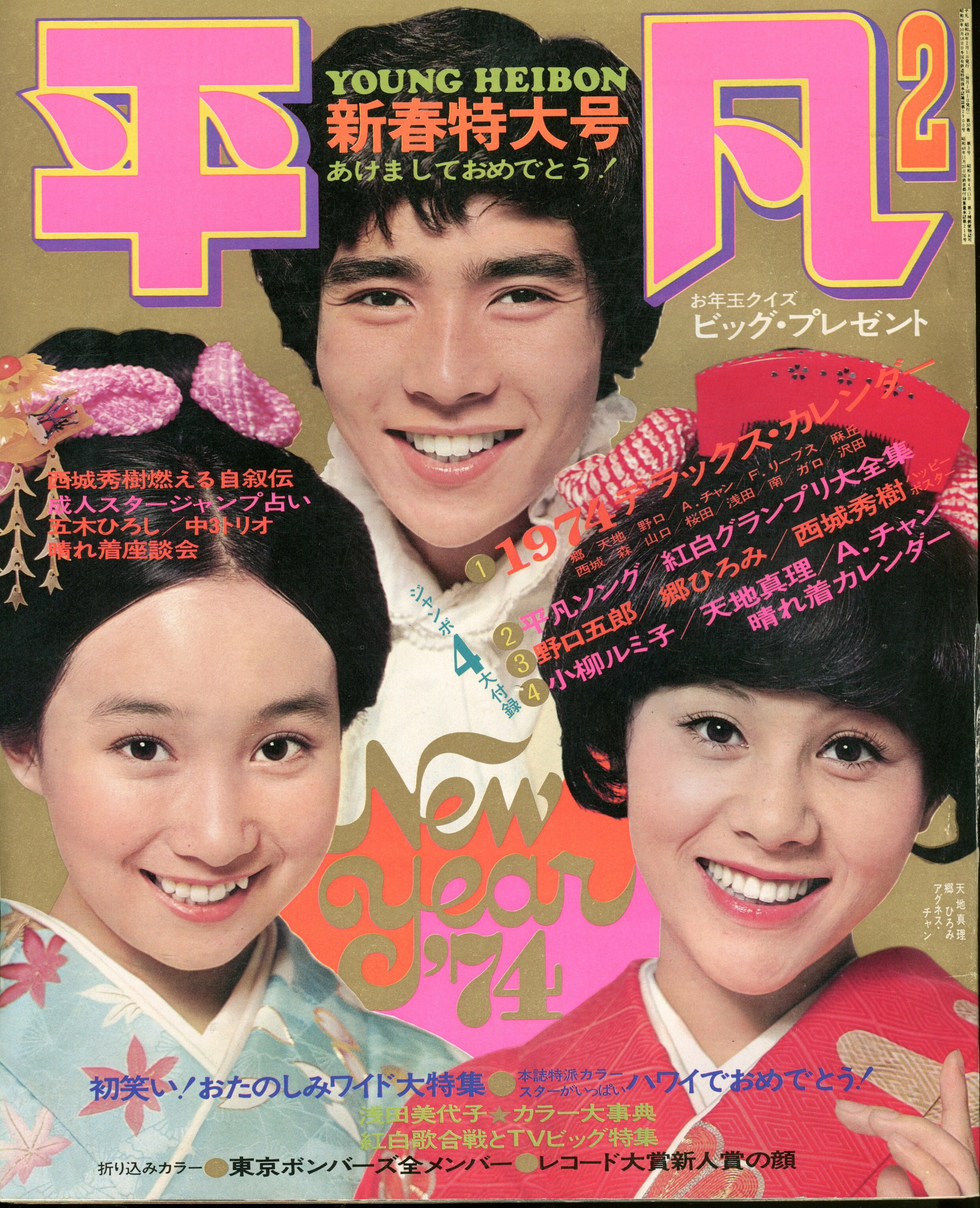 平凡出版 月刊平凡1974/02日号 7402 | まんだらけ Mandarake
