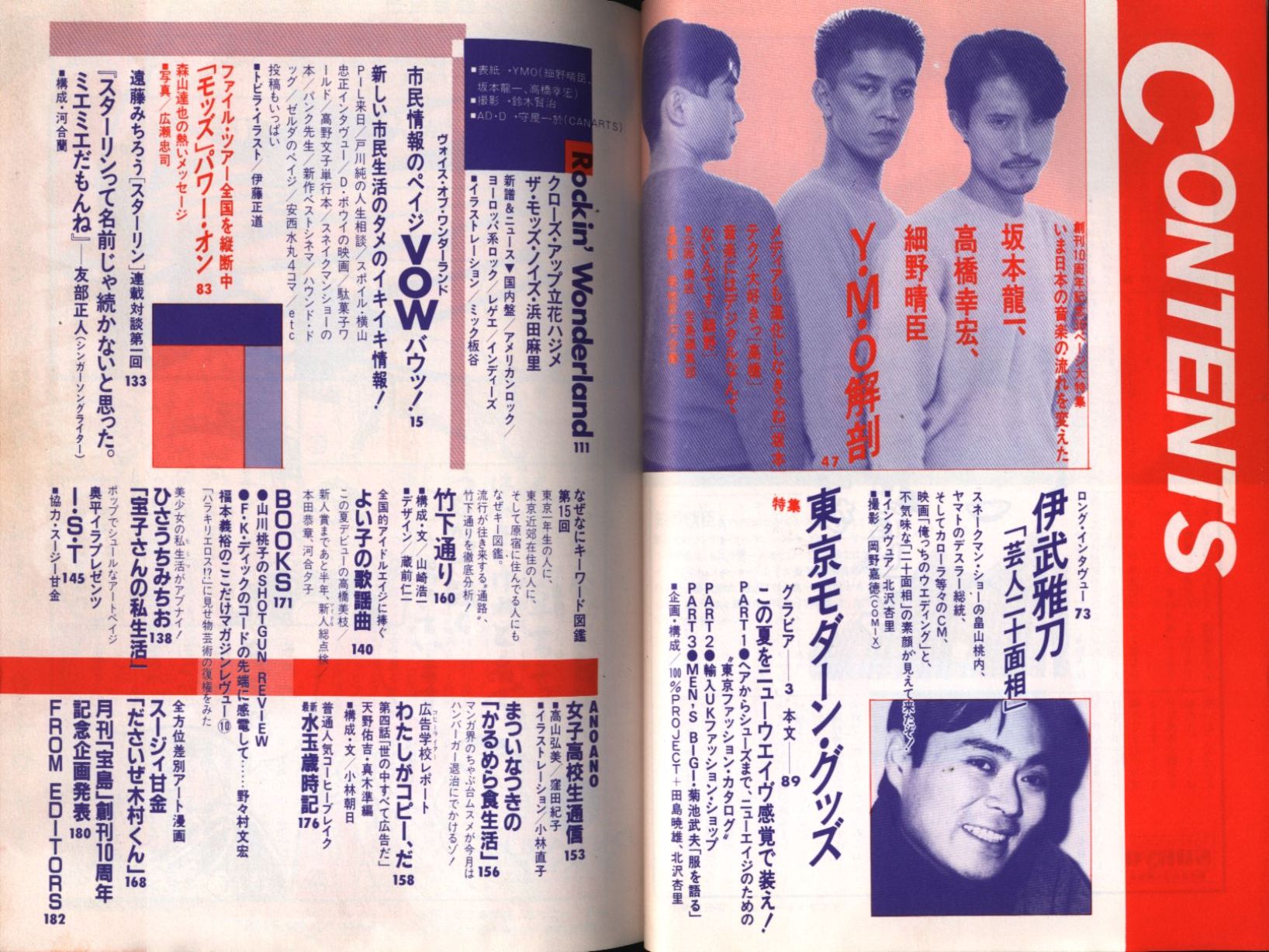 宝島 1983年6月号 YMO解剖 | まんだらけ Mandarake