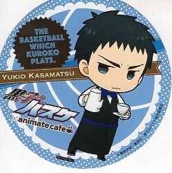 animate cafe 黒子のバスケ フードドリンク特典限定コースター(笠松幸男/カフェスタイル) | まんだらけ Mandarake