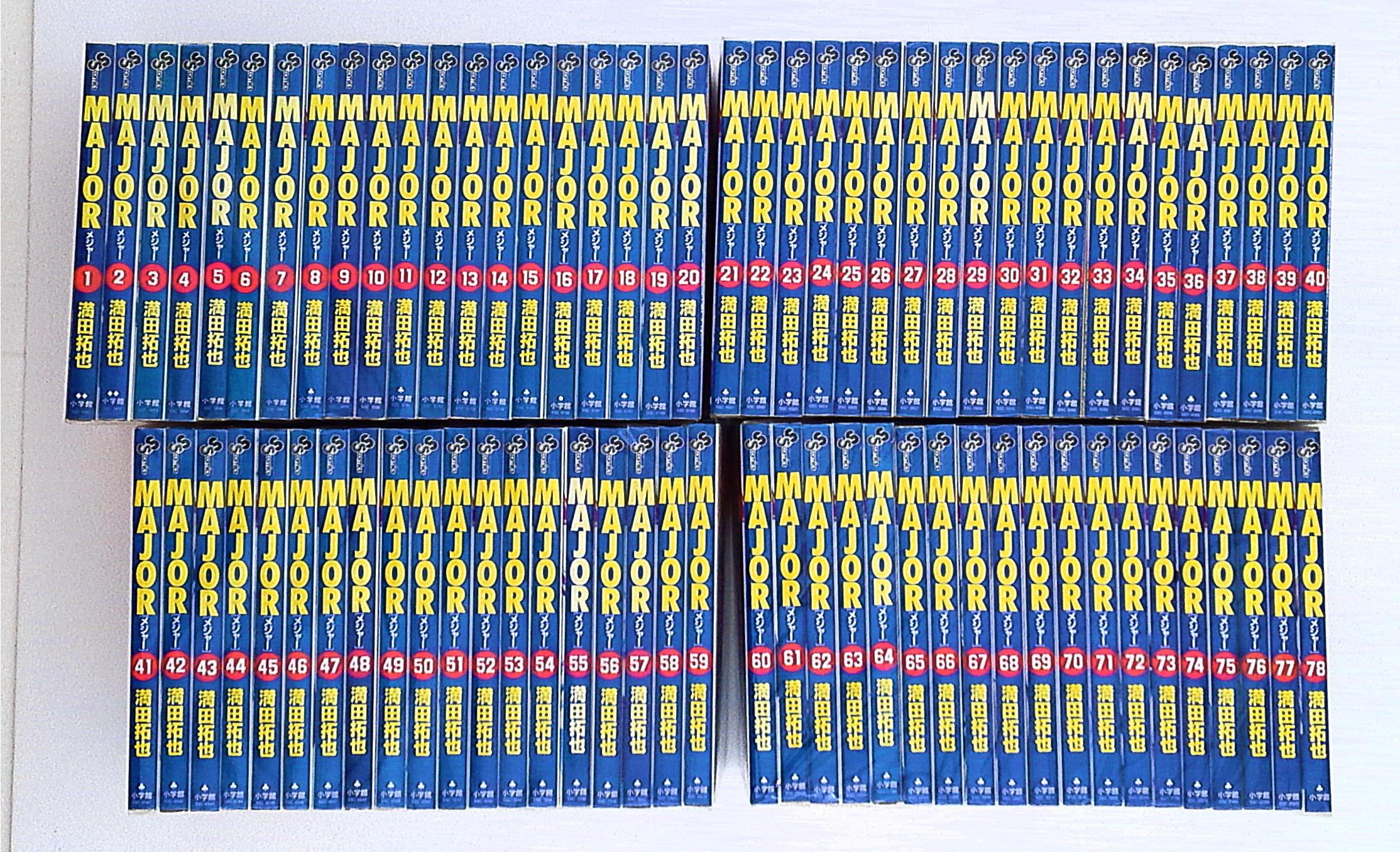 小学館 少年サンデーコミックス 満田拓也 MAJOR 全78巻 セット | まんだらけ Mandarake