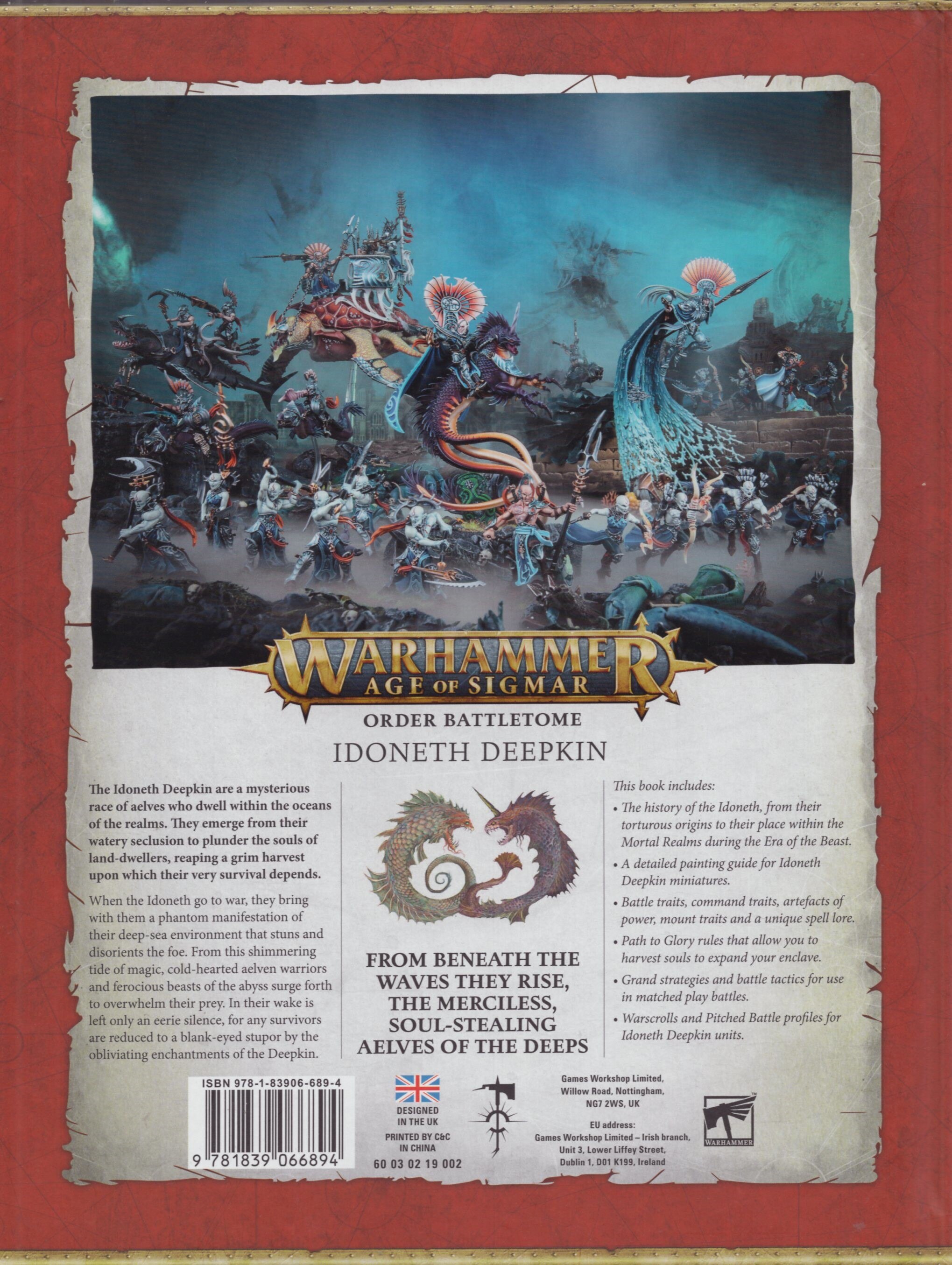 GAMESWORKSHOP WARHAMMER Age of Sigmar Idoneth Deepkin Battletome ...