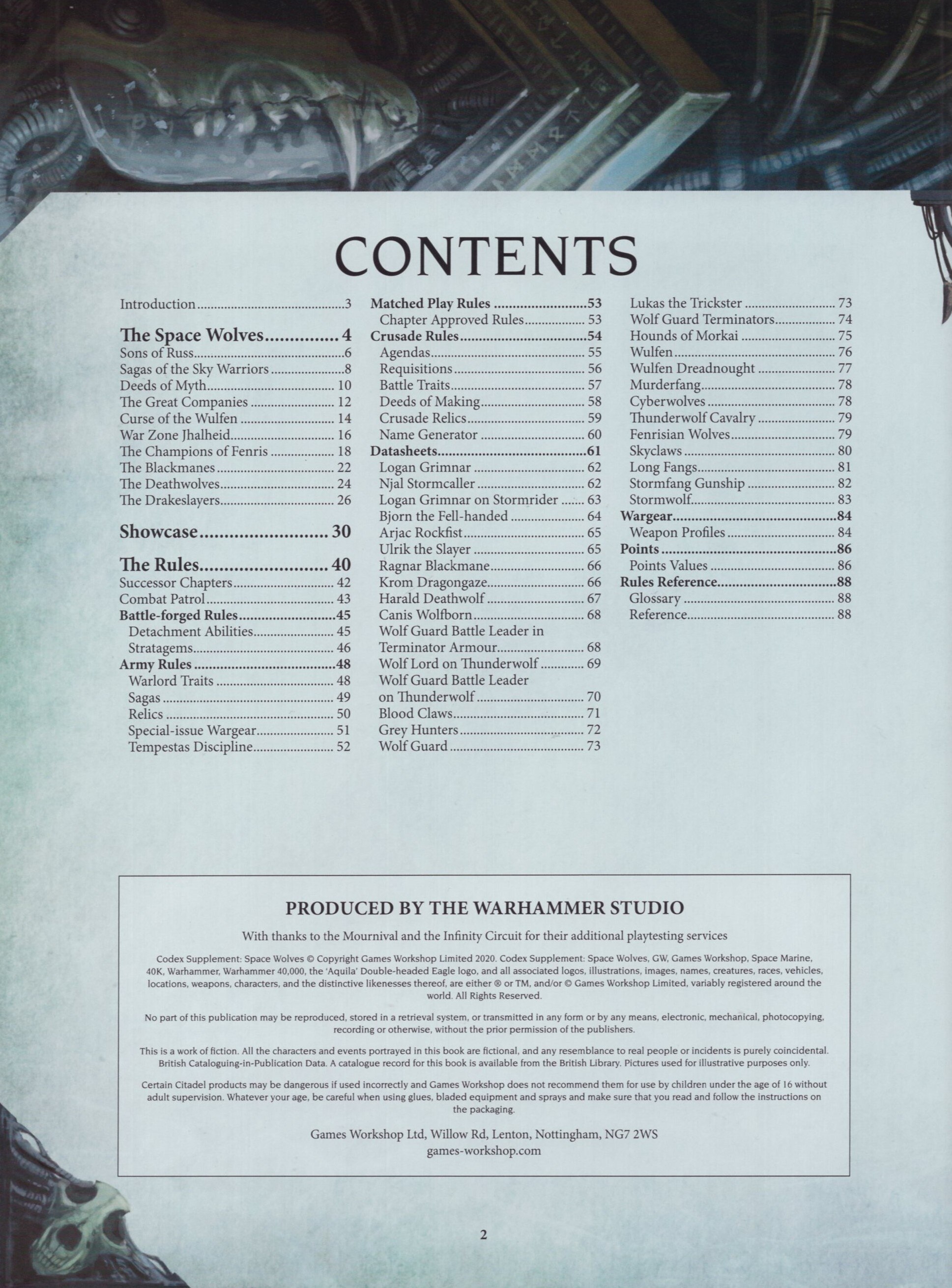 GAMESWORKSHOP WARHAMMER40000 Space Wolves Codex Supplement Limited Edition（HC） | まんだらけ Mandarake