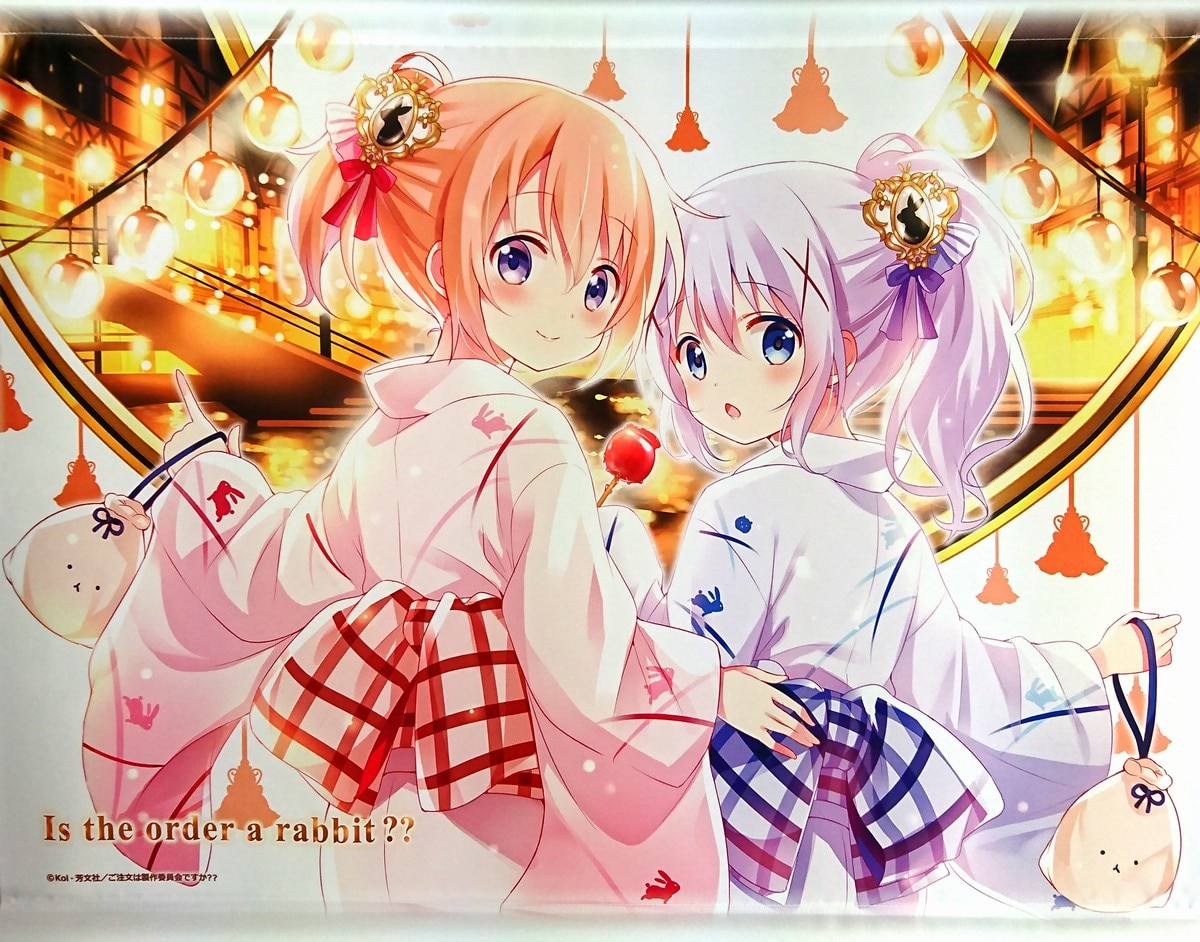 NBCユニバーサル タペストリー Koi ご注文はうさぎですか? 見返りココア&チノ B2タペストリー | まんだらけ Mandarake