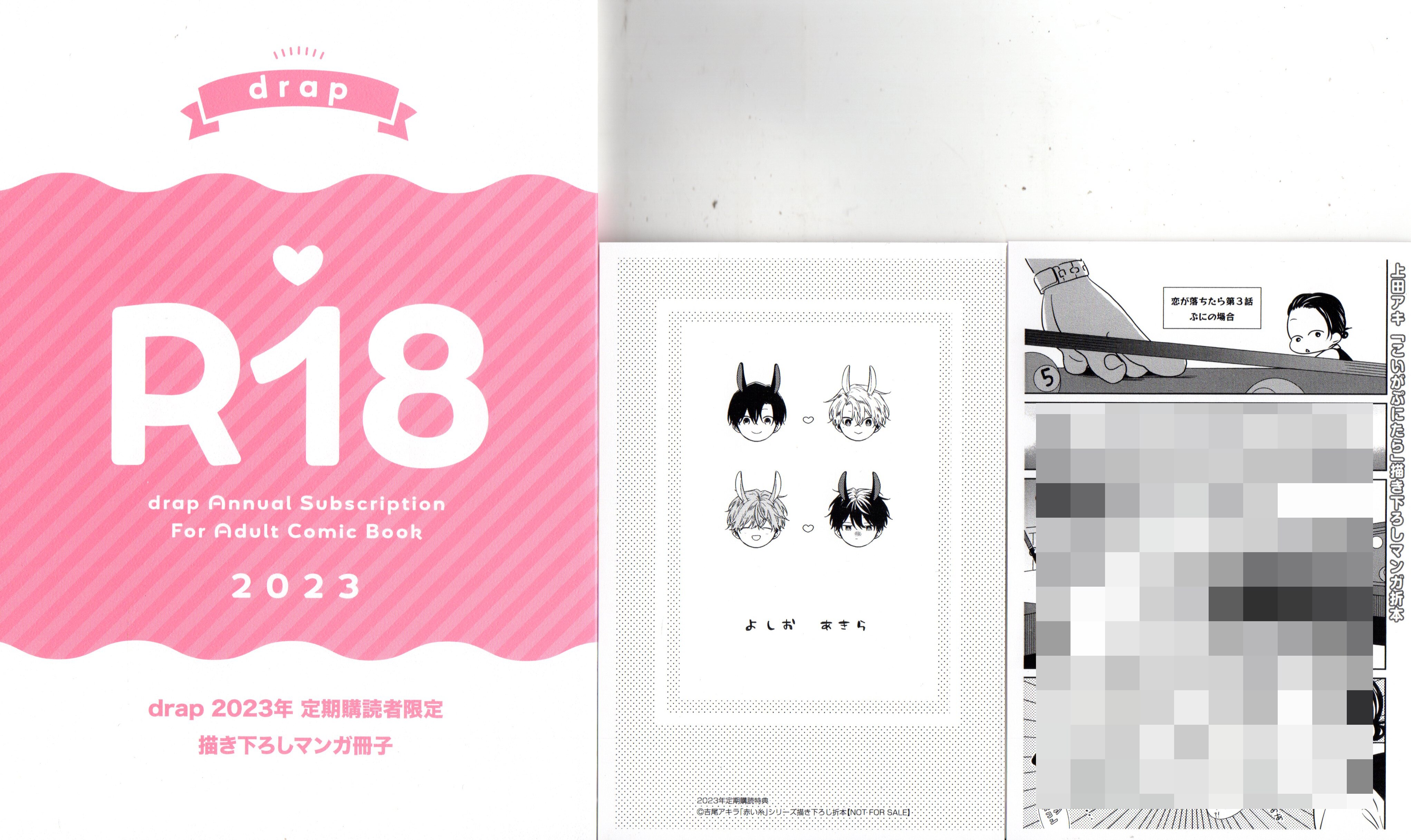 コアマガジン 全プレ アンソロジー drap 2023 定期購読者限定小冊子完品セット セット | まんだらけ Mandarake