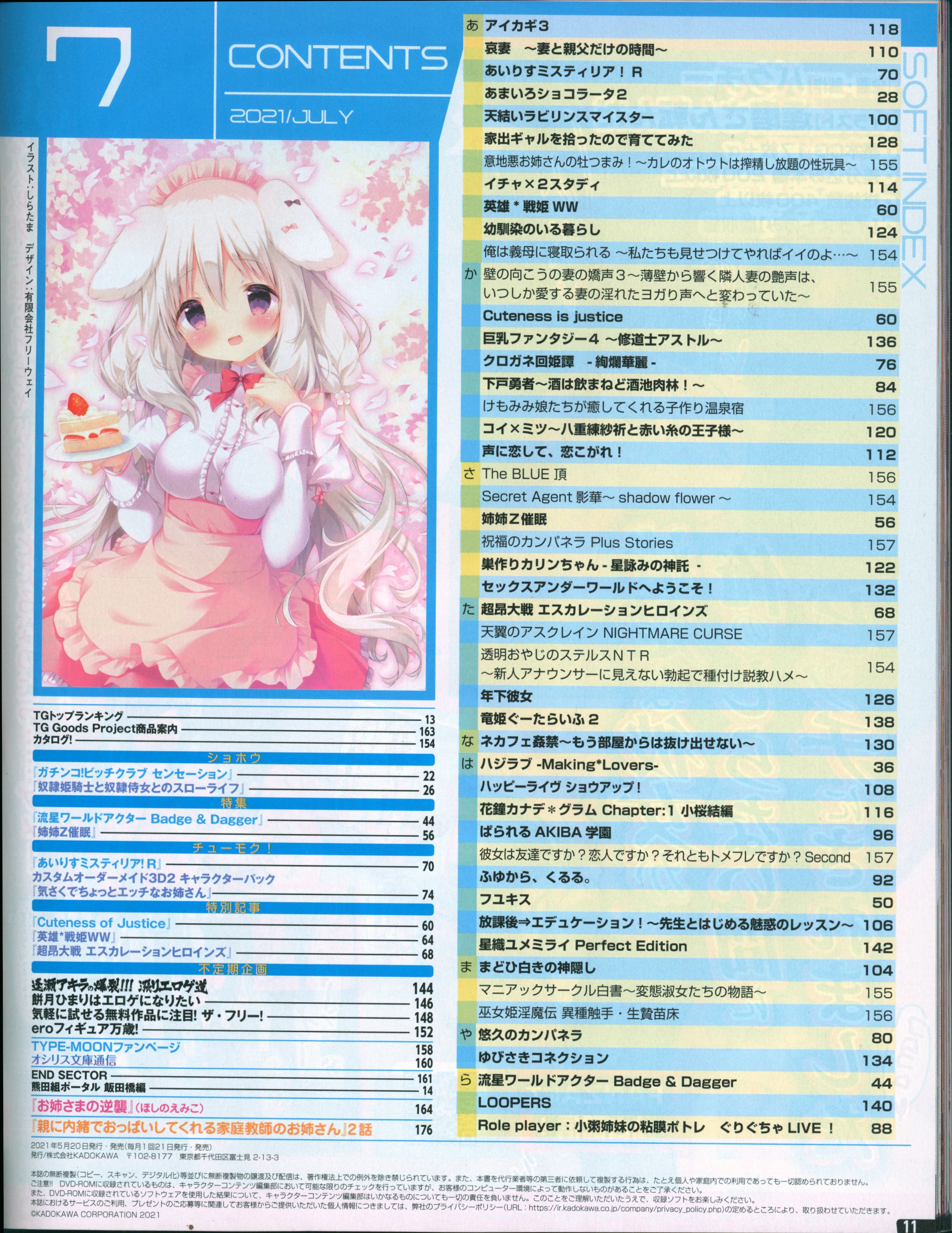 KADOKAWA 2021年(令和3年)の成年雑誌 TECH GIANテックジャイアン2021/7 2106 | まんだらけ Mandarake