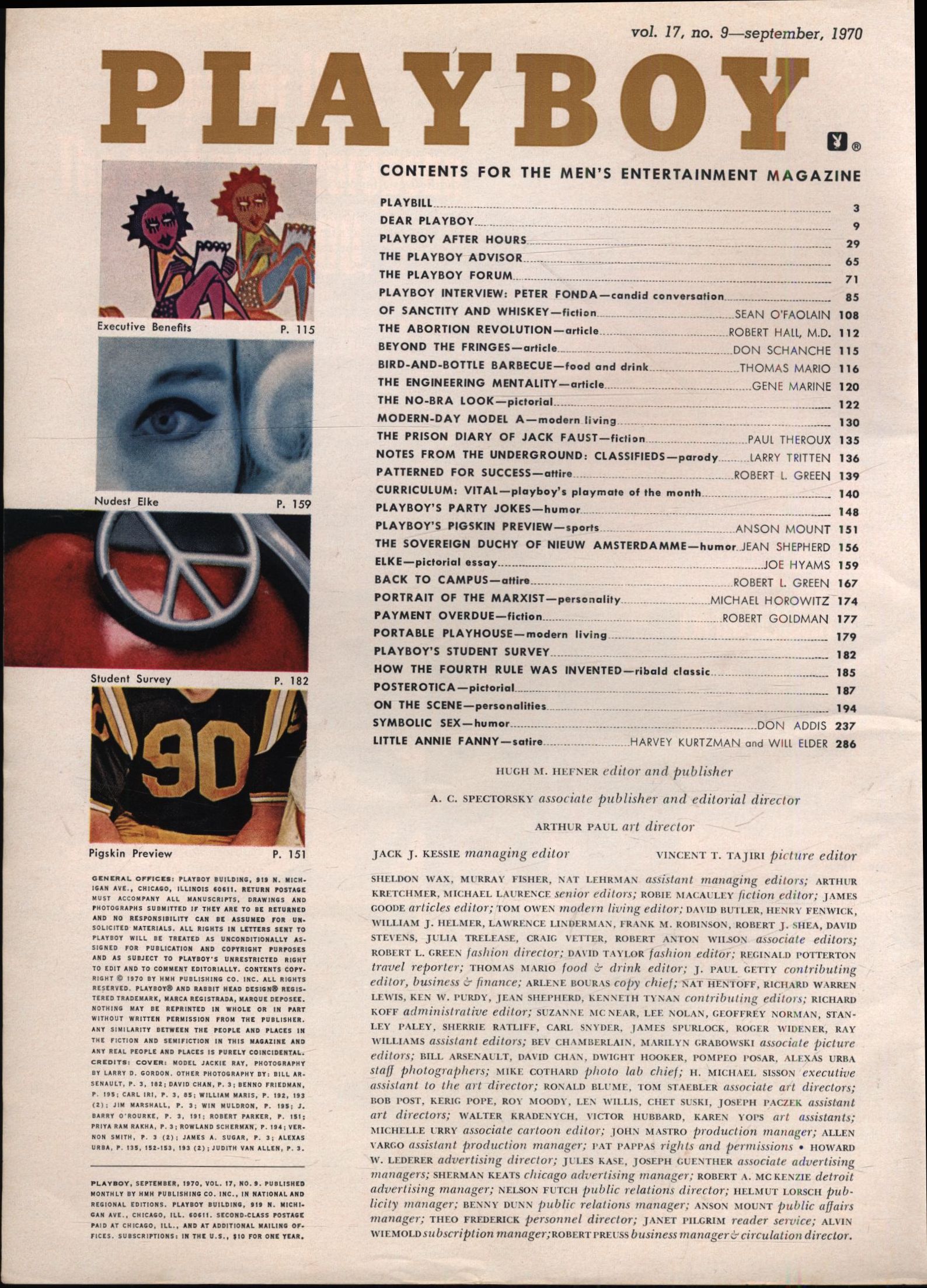 Playboy Enterprises.inc PLAYBOY1970年9月号 | まんだらけ Mandarake