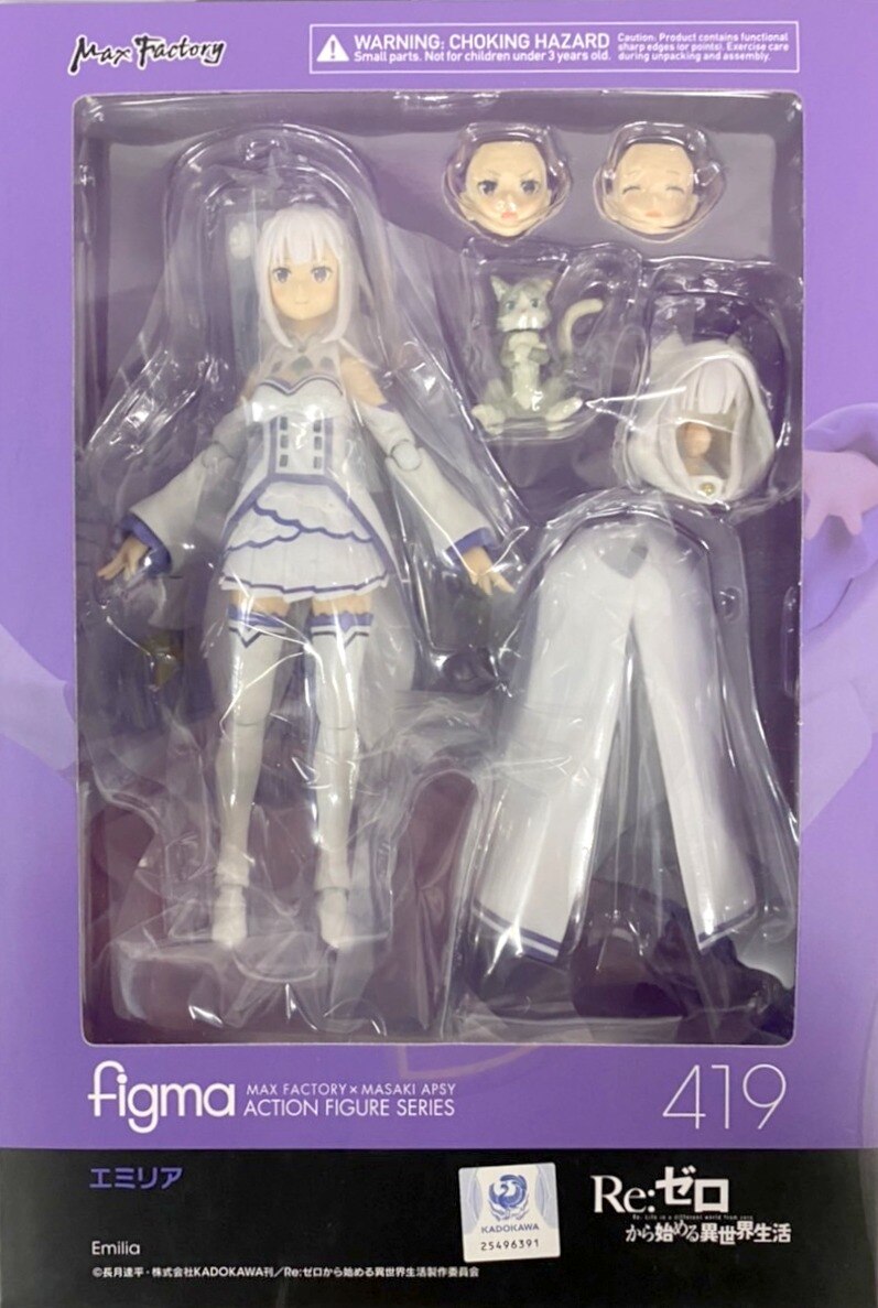 MAX FACTORY Figma Re: Life in a different world starting from zero Emilia 419 | Mandarake Online ...