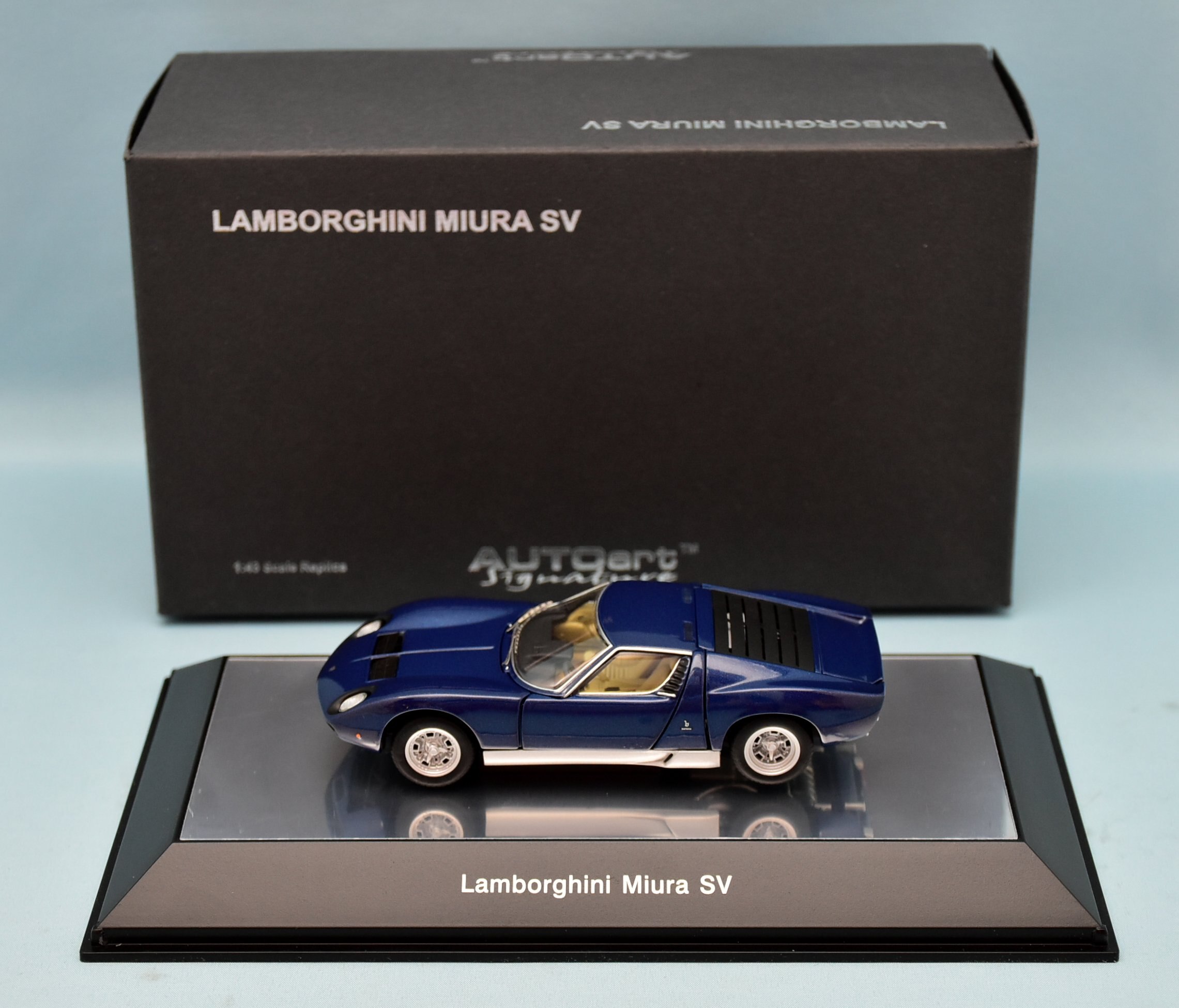 AUTOart 1/43 Signature LAMBORGHINI MIURA SV BLUE 54544 | まんだらけ Mandarake
