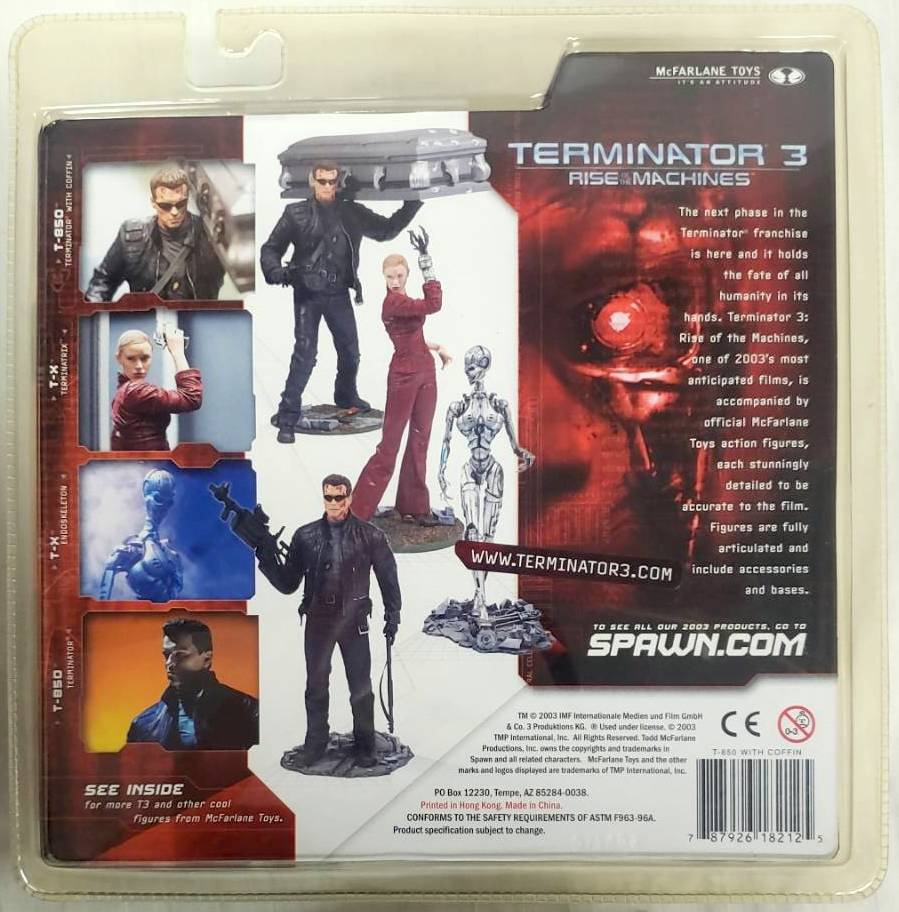 McFARLANE TOYS TERMINATOR 3 T-850 TERMINATOR WITH COFFIN / サングラス無 ...