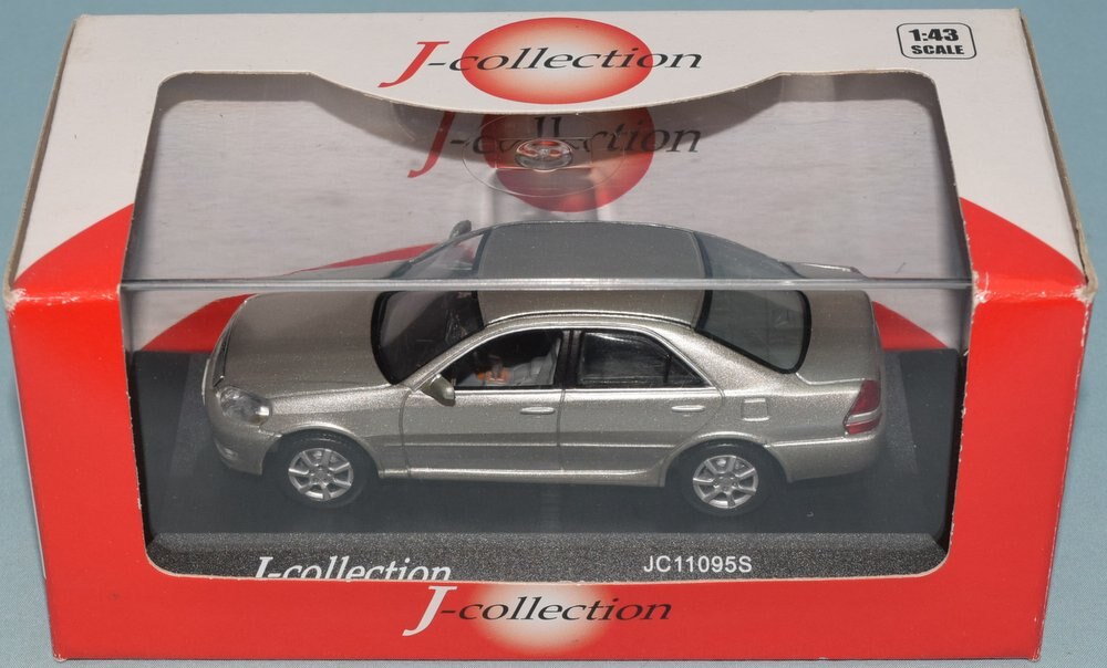 京商 1/43 J-collection TOYOTA MKII GRANDE G Silver Metallic 11095S ...