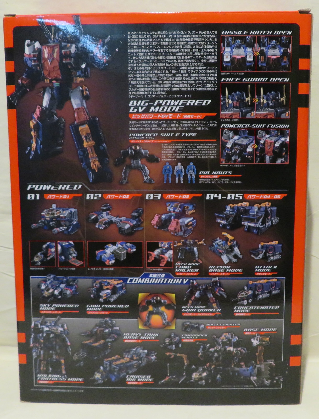 タカラトミー ダイアクロン ビッグパワードGV DA-14 | まんだらけ Mandarake