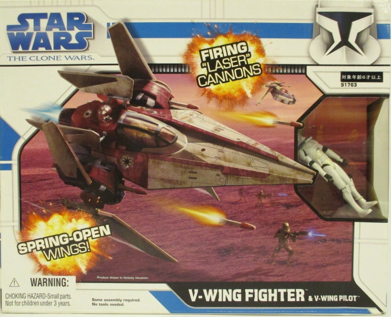 HASBRO CLONE WARS/STARWARS V WING FIGHTER & PILOT 3.5インチ | まんだらけ Mandarake
