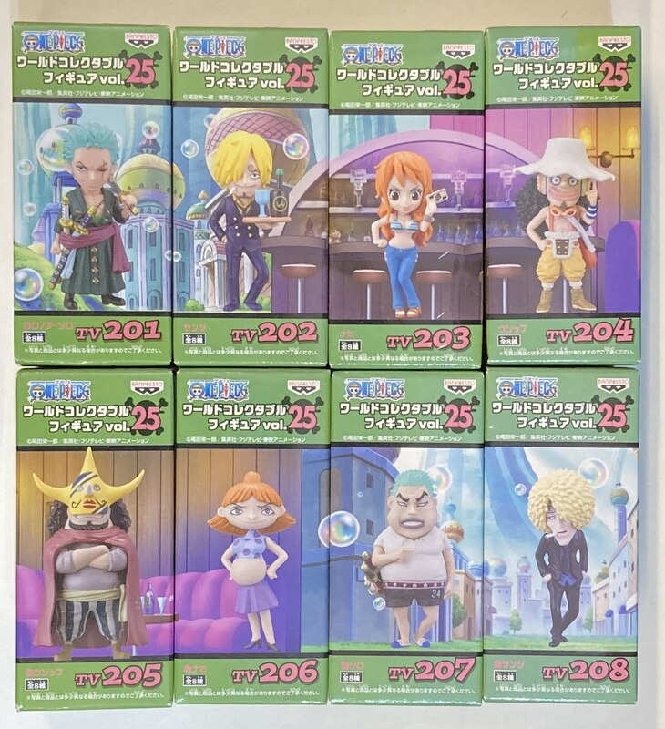 Banpresto Wcf One Piece Vol 25 [complete 8 Piece Sets Complete 8set