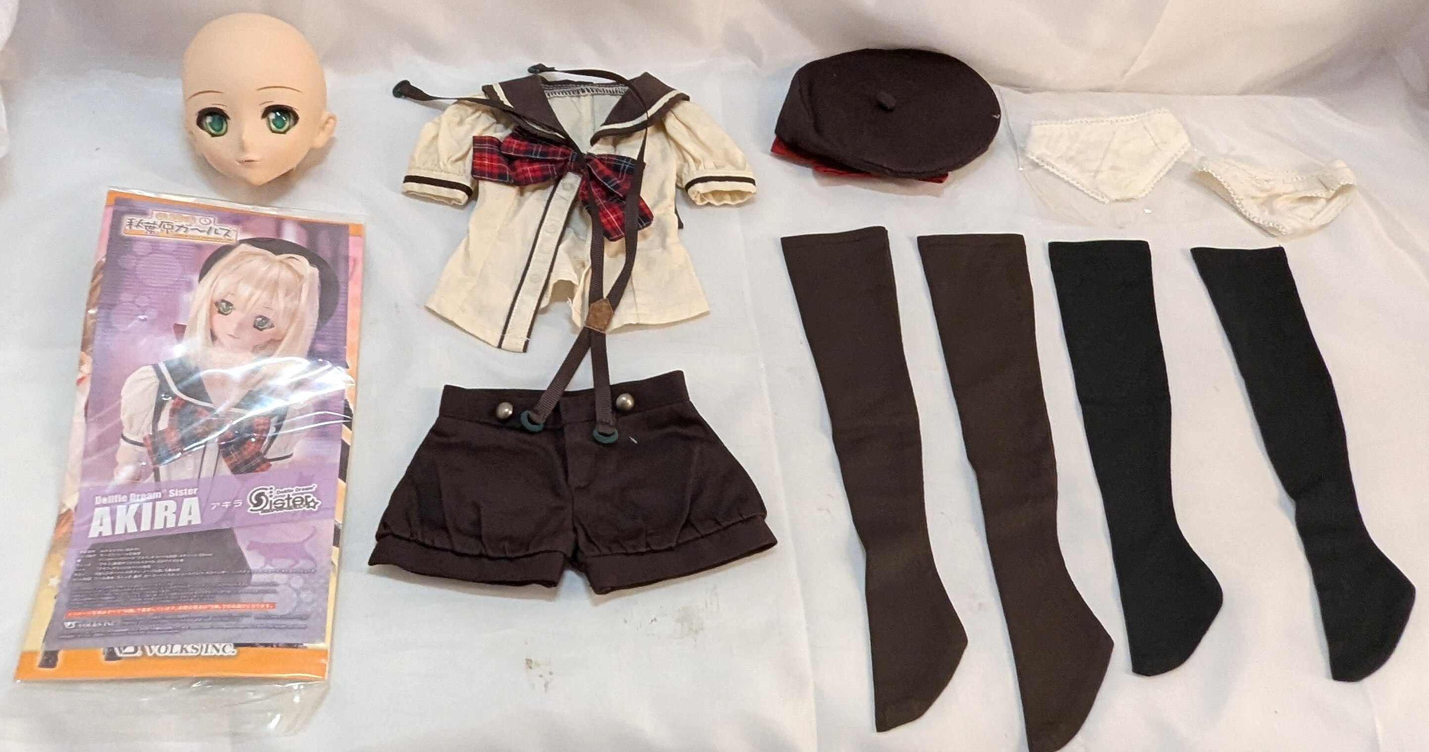 ボークス DDS 放課後秋葉原ガールズ アキラ 1st ヘッド、アイとデフォ衣装の一部、説明書のみ | まんだらけ Mandarake