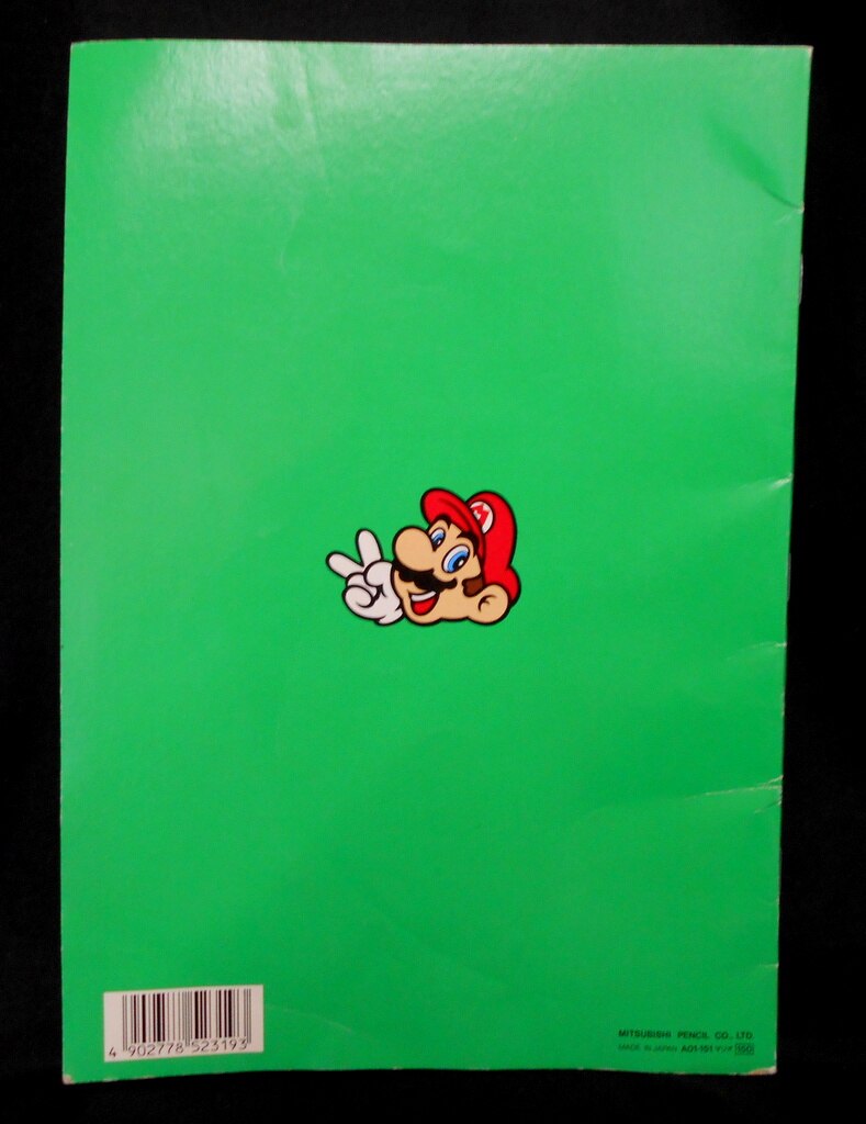 三菱鉛筆 A01-151 スーパーマリオワールド SUPER MARIO WORLD ノート | まんだらけ Mandarake