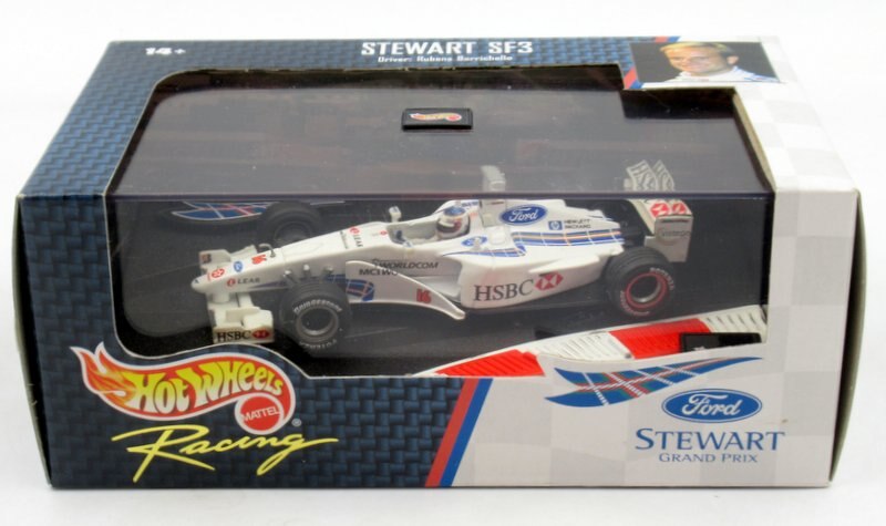 MATTEL 1/43 HOT WHEELS RACING STEWART SF3 F1 Car Rubens Barrichello ...