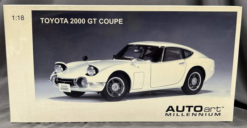 AUTOart 1/18MILLENNIUM TOYOTA 2000 GT COUPE(WHITE) 78742 | まんだらけ Mandarake