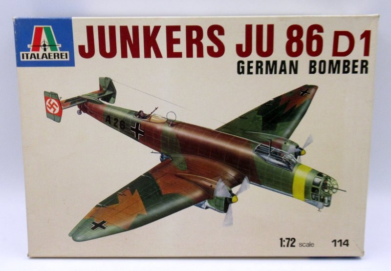 ITALAEREI 1/72 JUNKERS JU 86 D1 GERMAN BOMBER 114 | まんだらけ Mandarake
