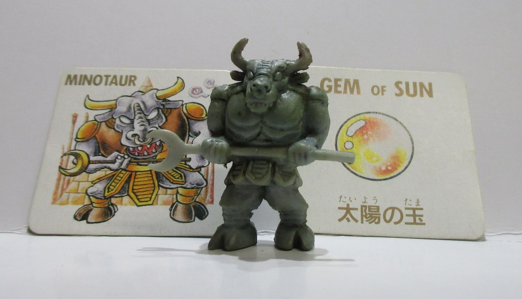 ロッテ ネクロスの要塞 LEVEL2の冒険 ミノタウル MINOTAUR 水色 | まんだらけ Mandarake