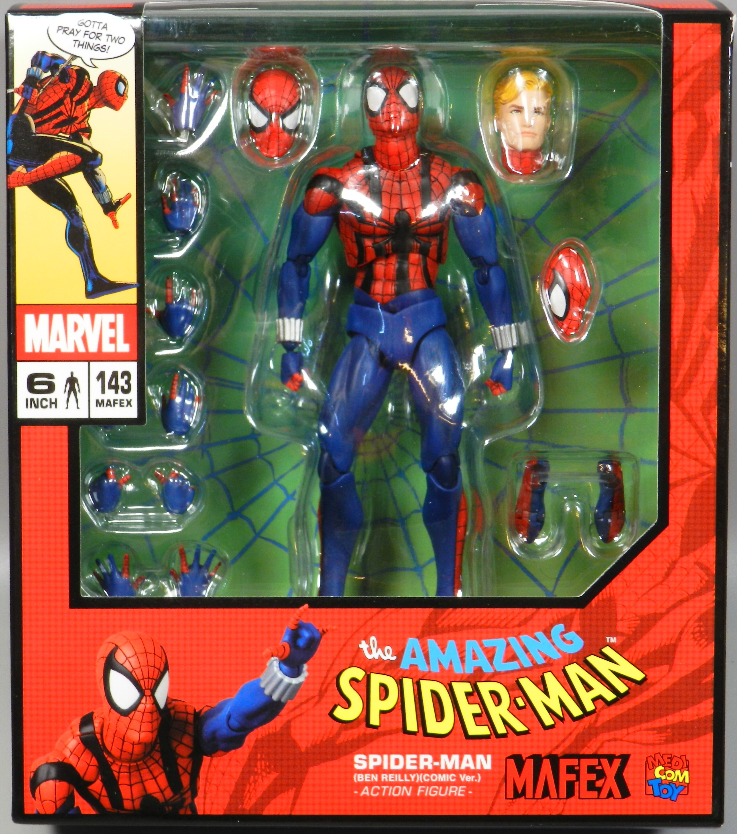 メディコム トイ MAFEX SPIDER-MAN(BEN REILLY)(COMIC Ver.) 143 | まんだらけ Mandarake