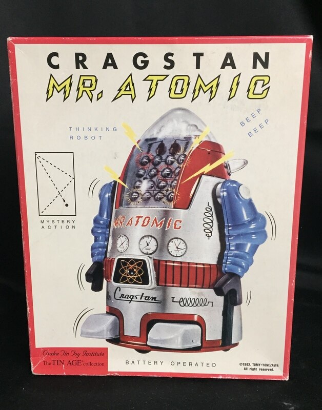 大阪ブリキ MR.ATOMIC MR.ATOMIC/ブルー/復刻/電動 | まんだらけ Mandarake