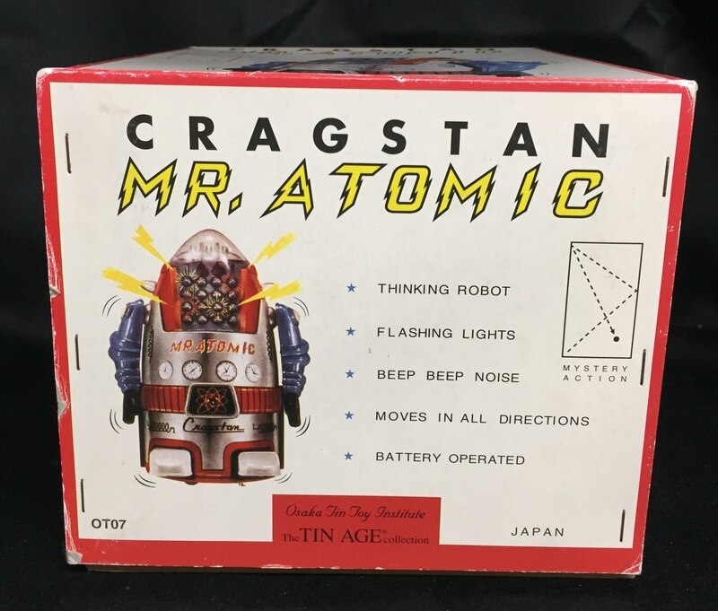 大阪ブリキ MR.ATOMIC MR.ATOMIC/ブルー/復刻/電動 | まんだらけ Mandarake