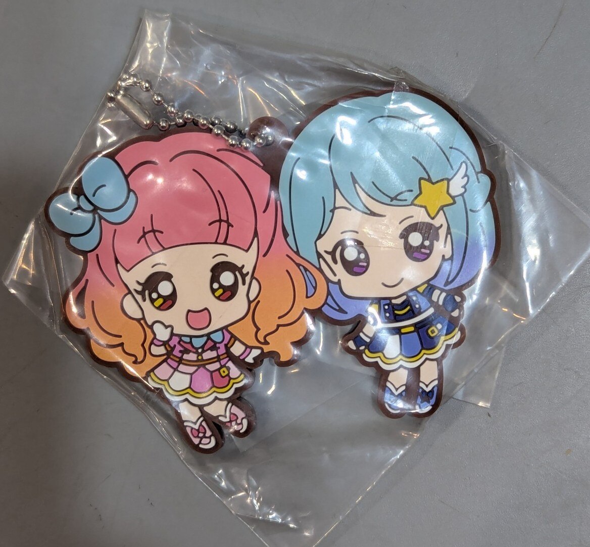 Bandai Aikatsu! series Capsule Rubber Mascot 2 7. Aine Yuki and Mio Minato | Mandarake Online Shop