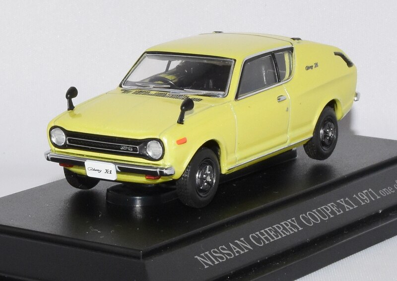 MMP 1/43EBBRO NISSAN CHERRY COUPE X1 1971 L GREEN M, 542 | まんだらけ Mandarake