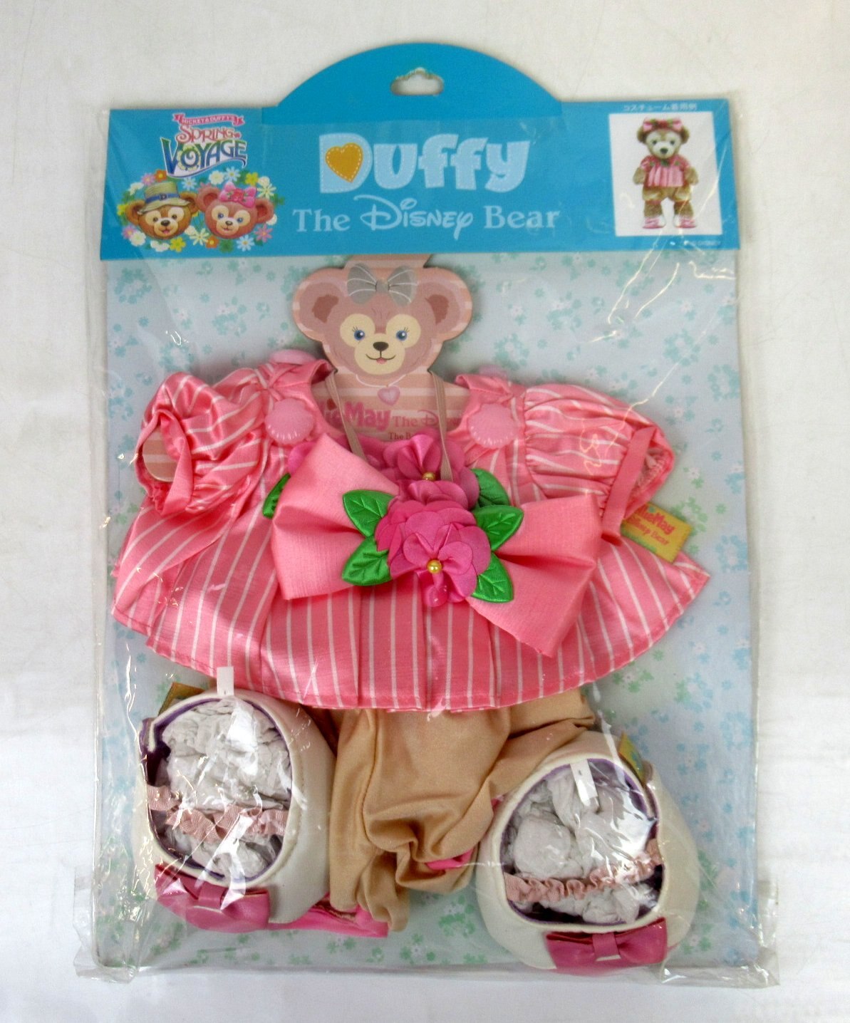 Tokyo Disney Sea Costume set MICKEY and DUFFY'S SPRING VOYAGE 2012 Shellie May (Pink/Stripe ...