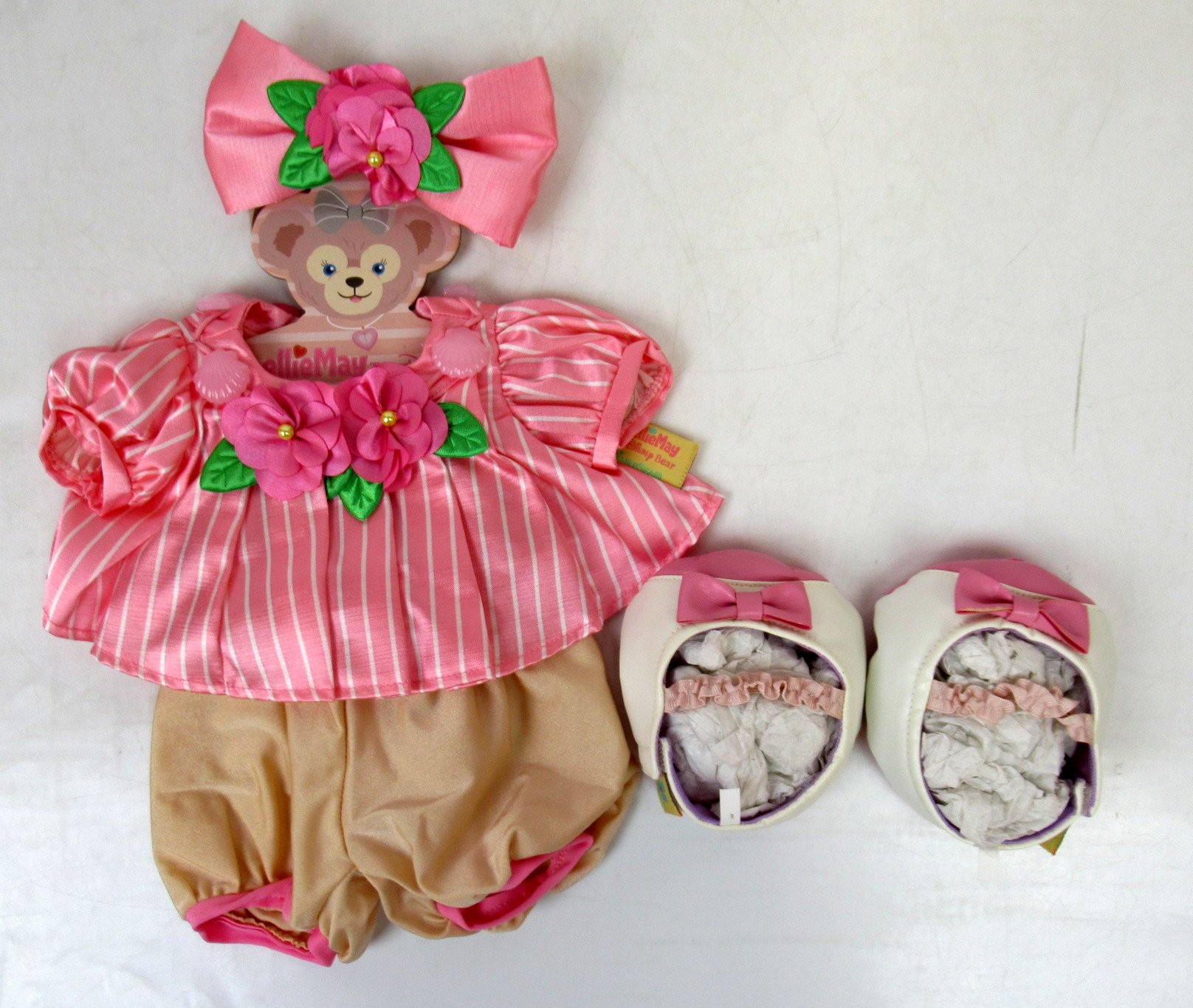 Tokyo Disney Sea Costume set MICKEY and DUFFY'S SPRING VOYAGE 2012 Shellie May (Pink/Stripe ...