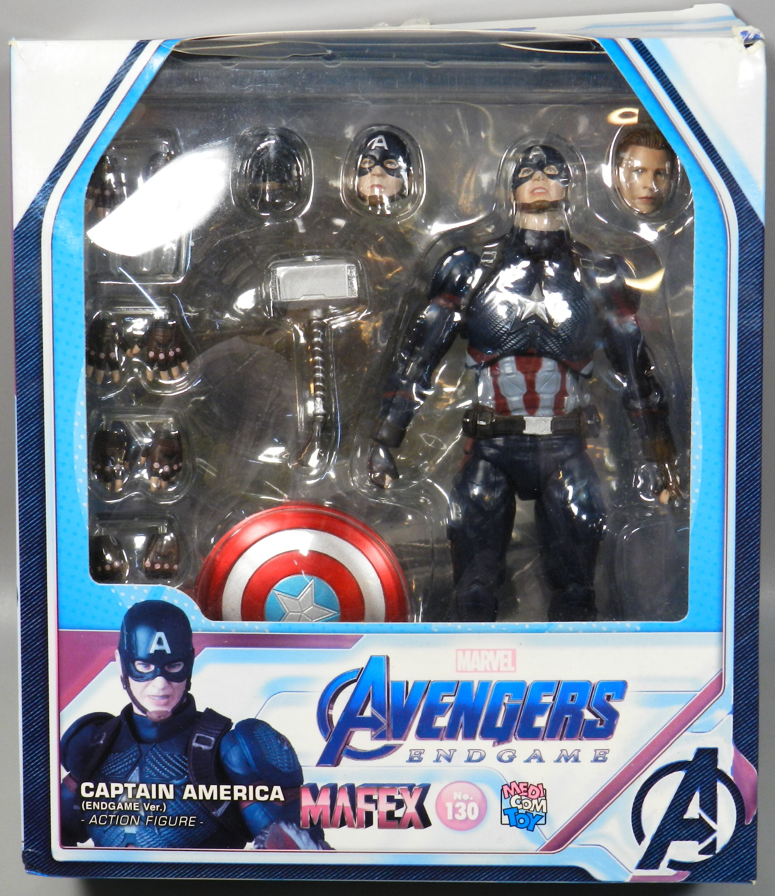 メディコム トイ MAFEX CAPTAIN AMERICA (ENDGAME VER) 130 | まんだらけ Mandarake
