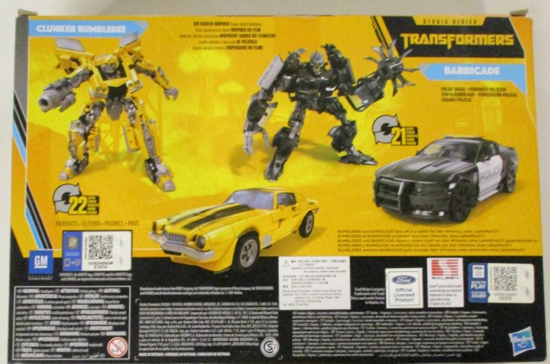 HASBRO STUDIO SERIES TRANSFORMERS BUMBLEBEE CLUNKER BUMBLEBEE VS BARRICADE | まんだらけ Mandarake