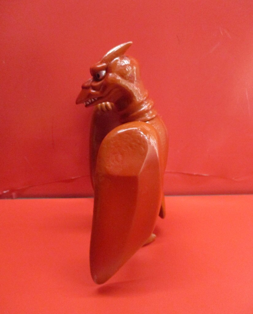 Marmit Seiki no Daikaiju Series / Binipara baby first generation radon red brown molding 180mm ...