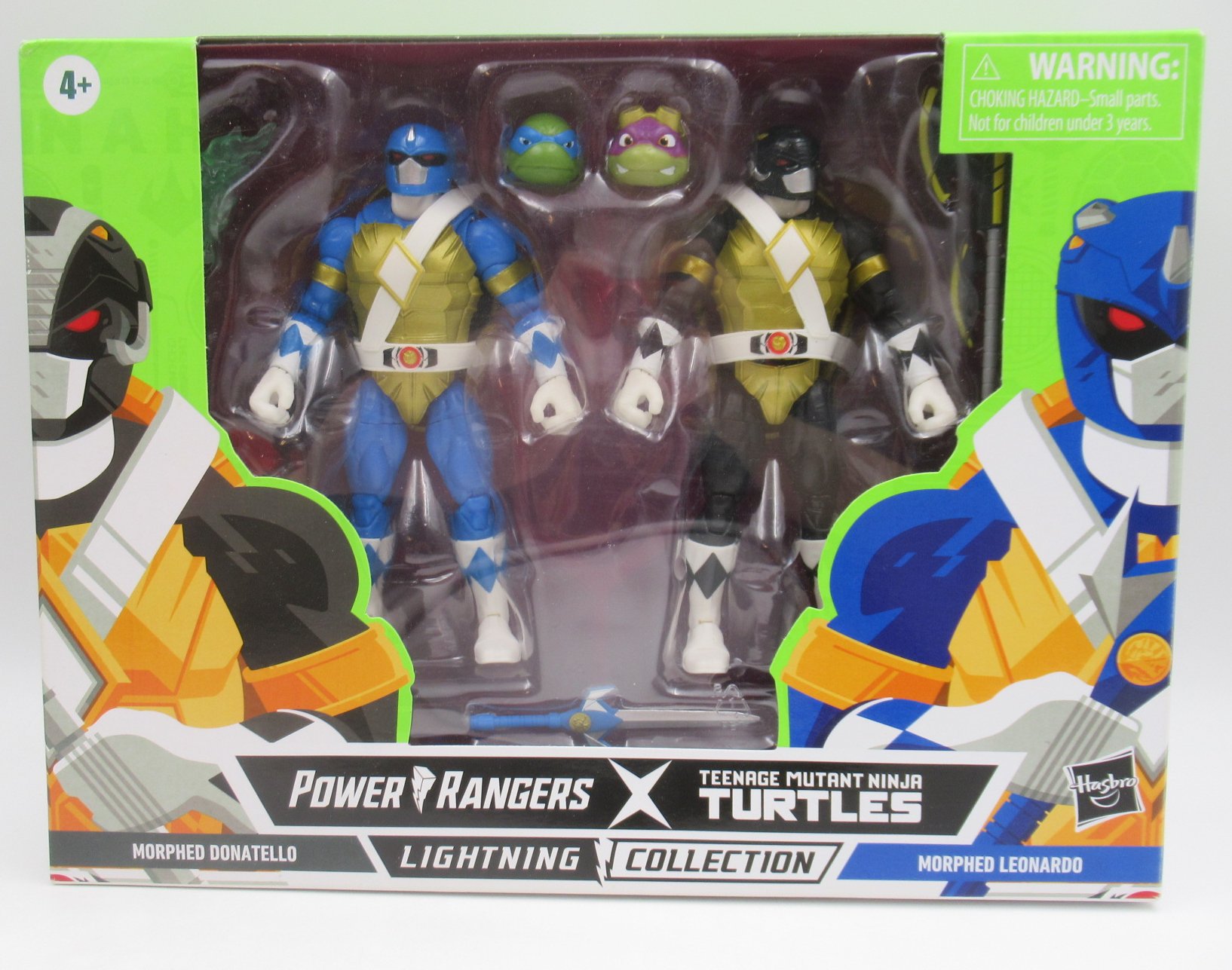 HASBRO LIGHTNING COLLECTION POWER RANGERS VS TEENAGE MUTANT NINJA TU ...