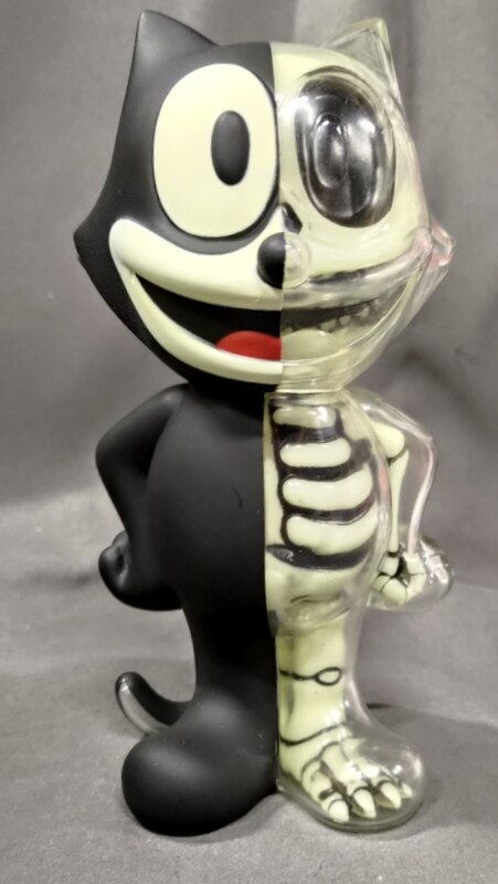 SECRETBASE FELIX THE CAT X-RAY Full Color Vintage ver.(クリア成型/GID黒) | まんだらけ Mandarake
