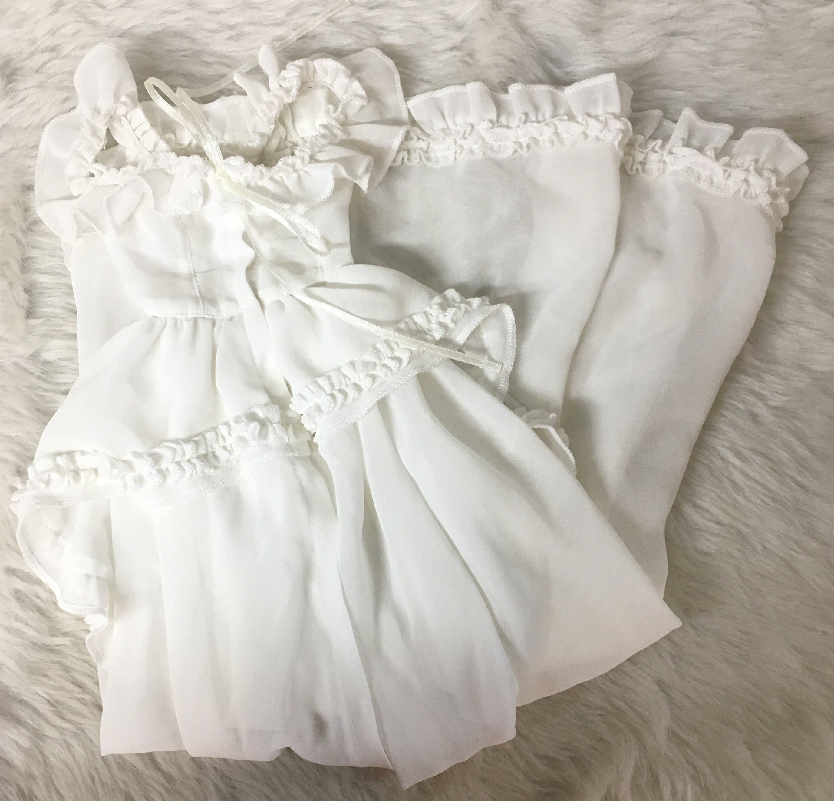 Doll Outfit 60cm or taller (SD・DD etc.) front Button Lace Gown | Mandarake Online Shop