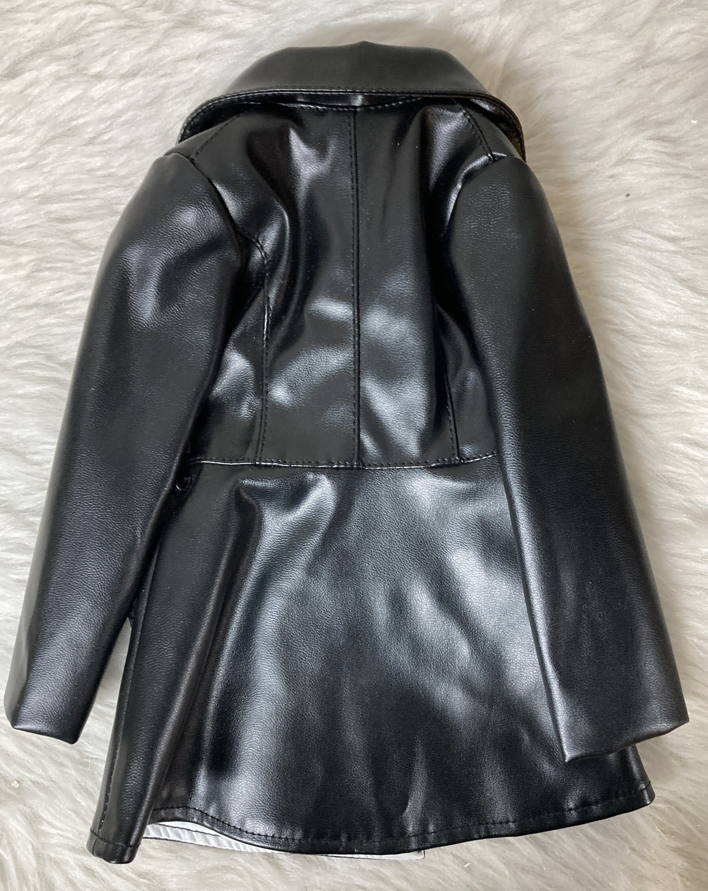 ドール衣装 60cm以上(SD・DDなど) フェイクレザーコート 黒 | まんだらけ Mandarake
