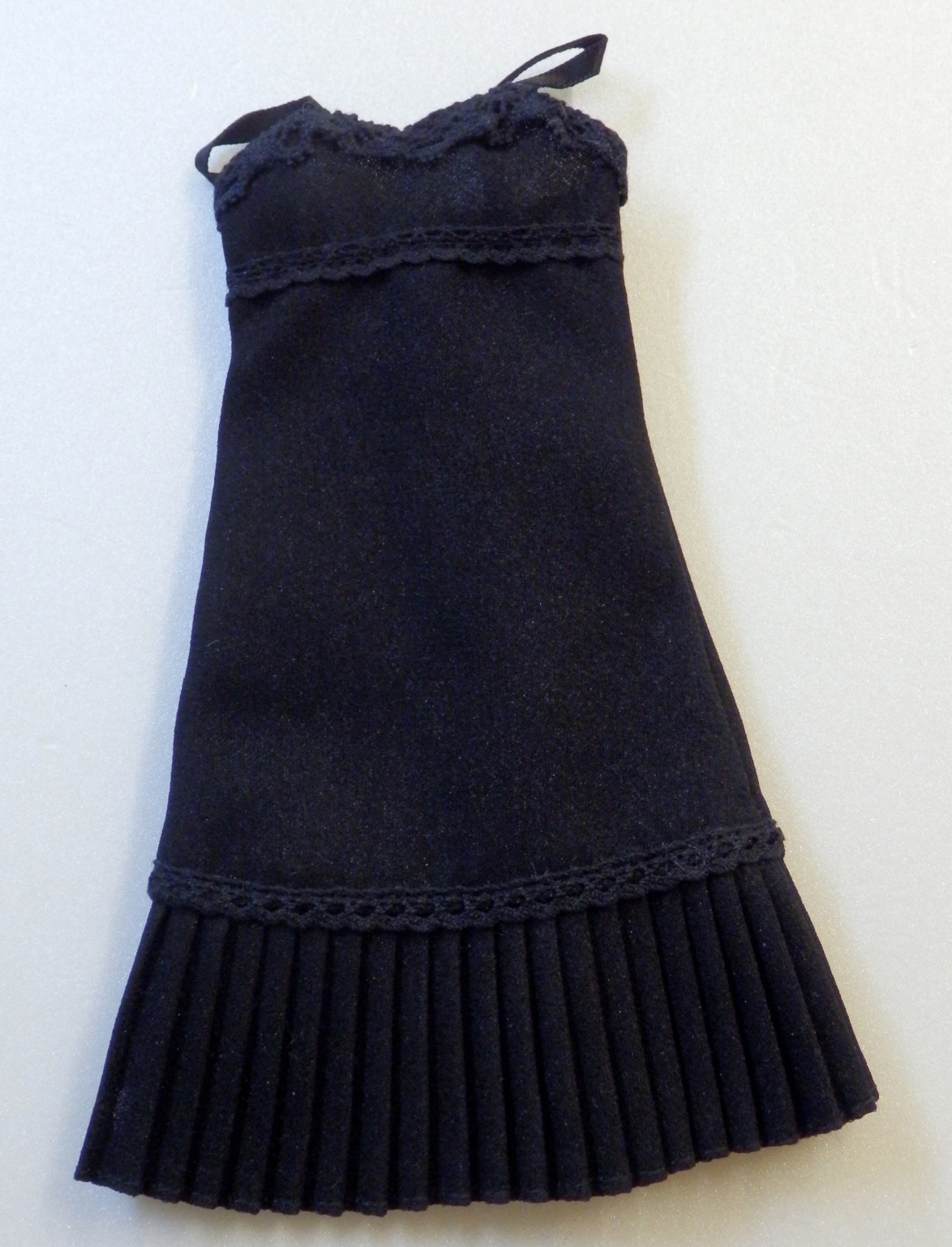 Doll Outfit 27cm Size Jenny Etc Camisole One Piece Pleated Black