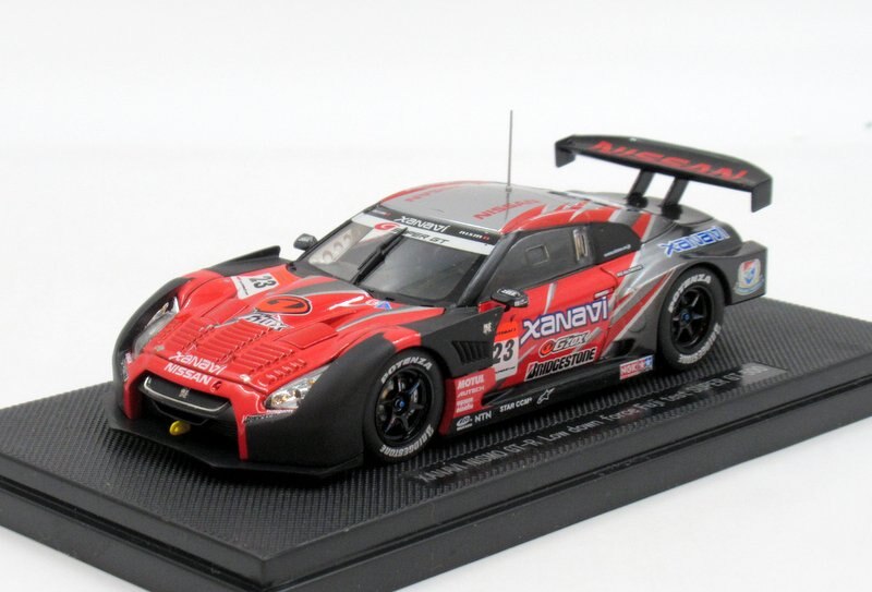 エムエムピー 1/43 EBBRO NISMO MODEL CAR COLLECTION KWAM122012 XANAVI NISMO GT-R LOW DOWNFORCE Fuji ...