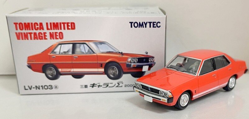 トミーテック TOMICA LIMITED VINTAGE NEO 三菱 ギャラン∑ 2000 GSR （76年式）(赤) LV-N103a ...
