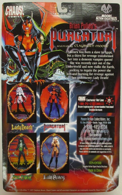 MOORE ACTION COLLECTIBLES ACITON FIGURE PURGATORI METALLIC | まんだらけ ...