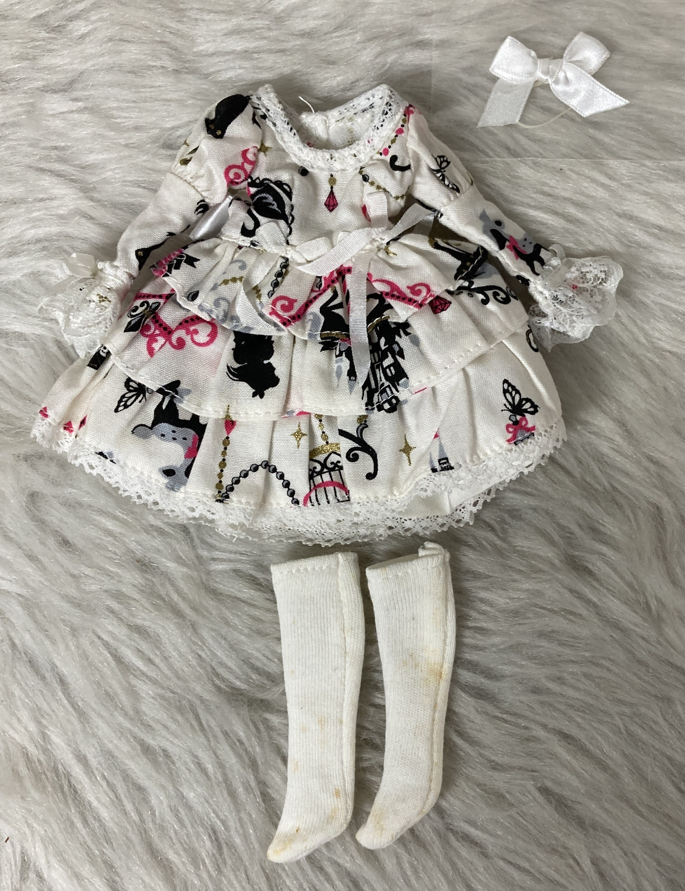 リトルファクトリー 22cmドールサイズ衣装 2013年バレンタインコレクションドレス 白 | まんだらけ Mandarake