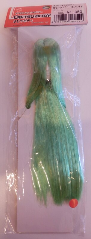 Obitsu Obitsu Body flocked head 01 Whitey green | Mandarake Online Shop