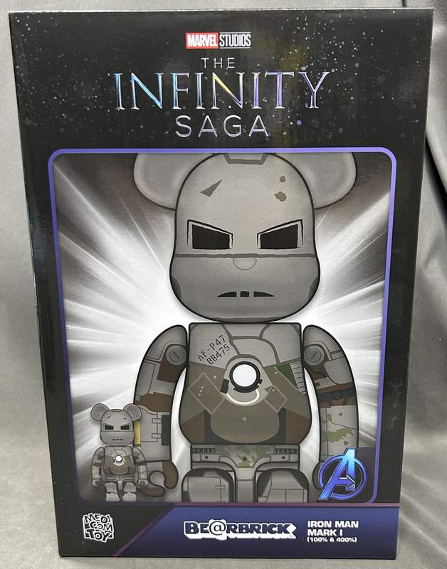 MEDICOMTOY BE@RBRICK IRON MAN MARK 1 100%&400% 400+100% | まんだらけ Mandarake