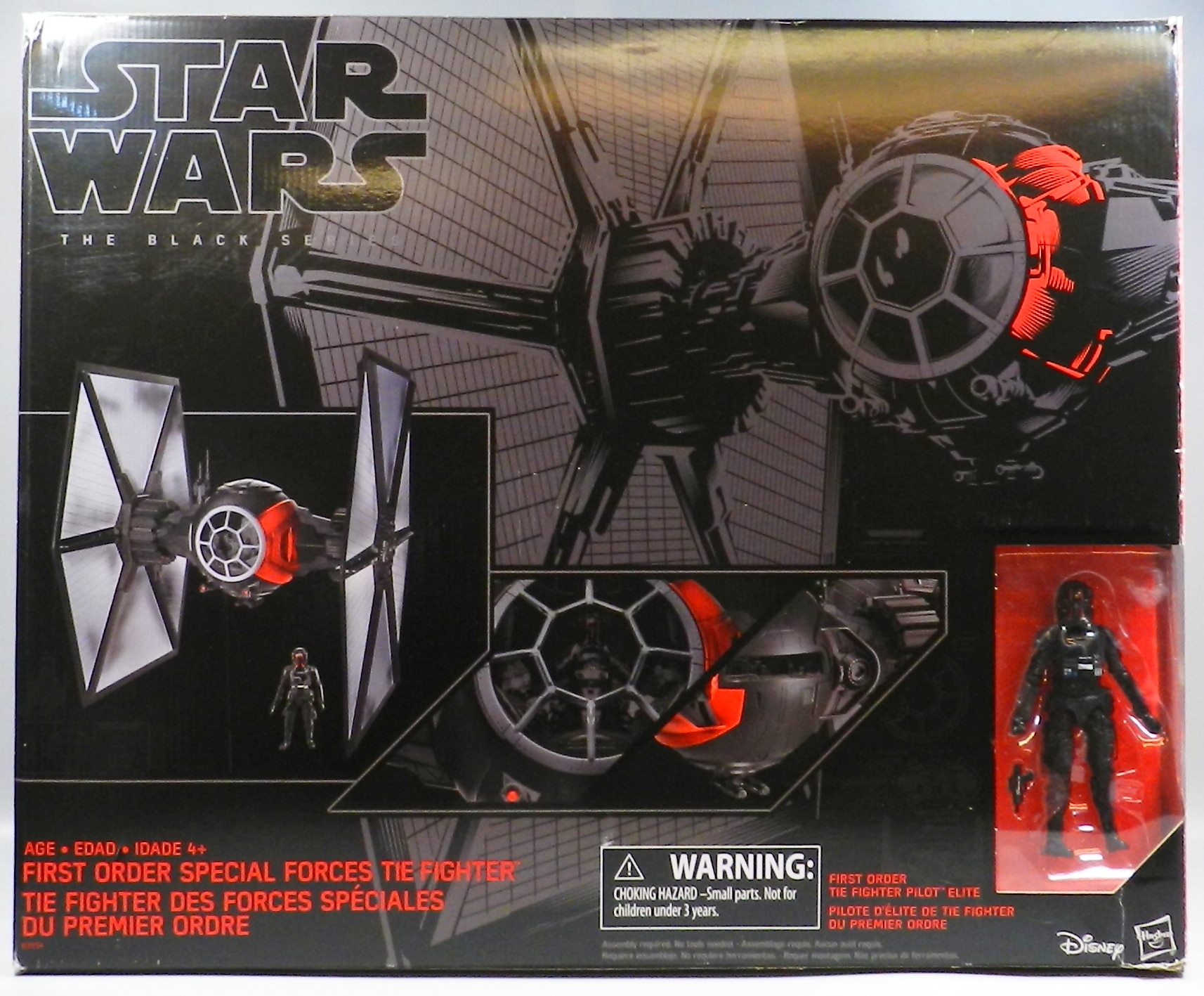 HASBRO 01 / THE BLACK FIRST ORDER SPECIAL FORCES TIE FIGHTER 6インチ | まんだらけ Mandarake